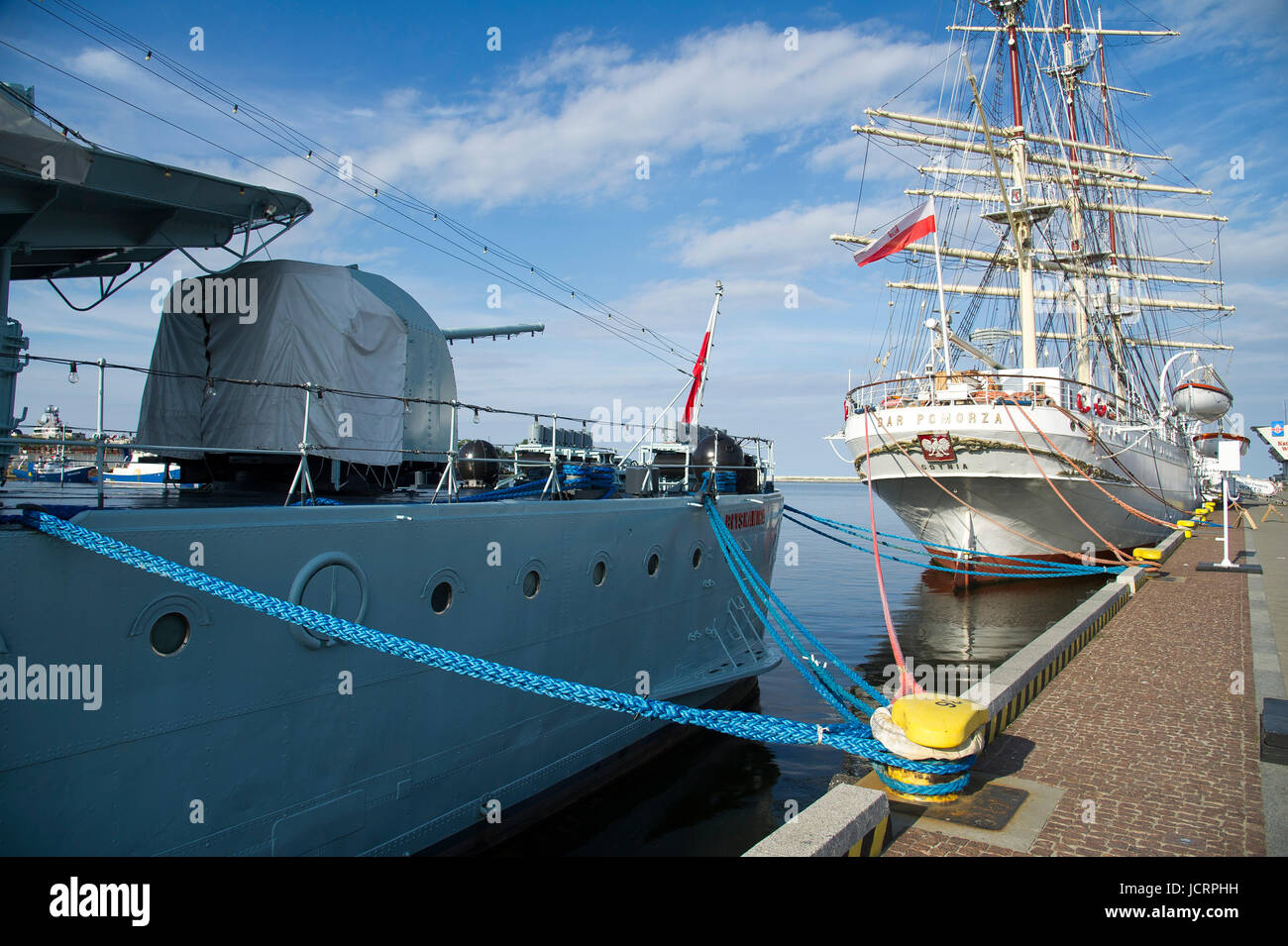 Museum ship ORP Blyskawica a Grom class destroyer which served in the ...