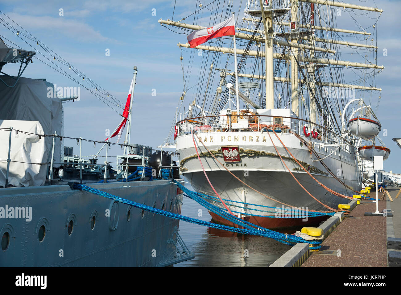 Museum ship ORP Blyskawica a Grom class destroyer which served in the ...