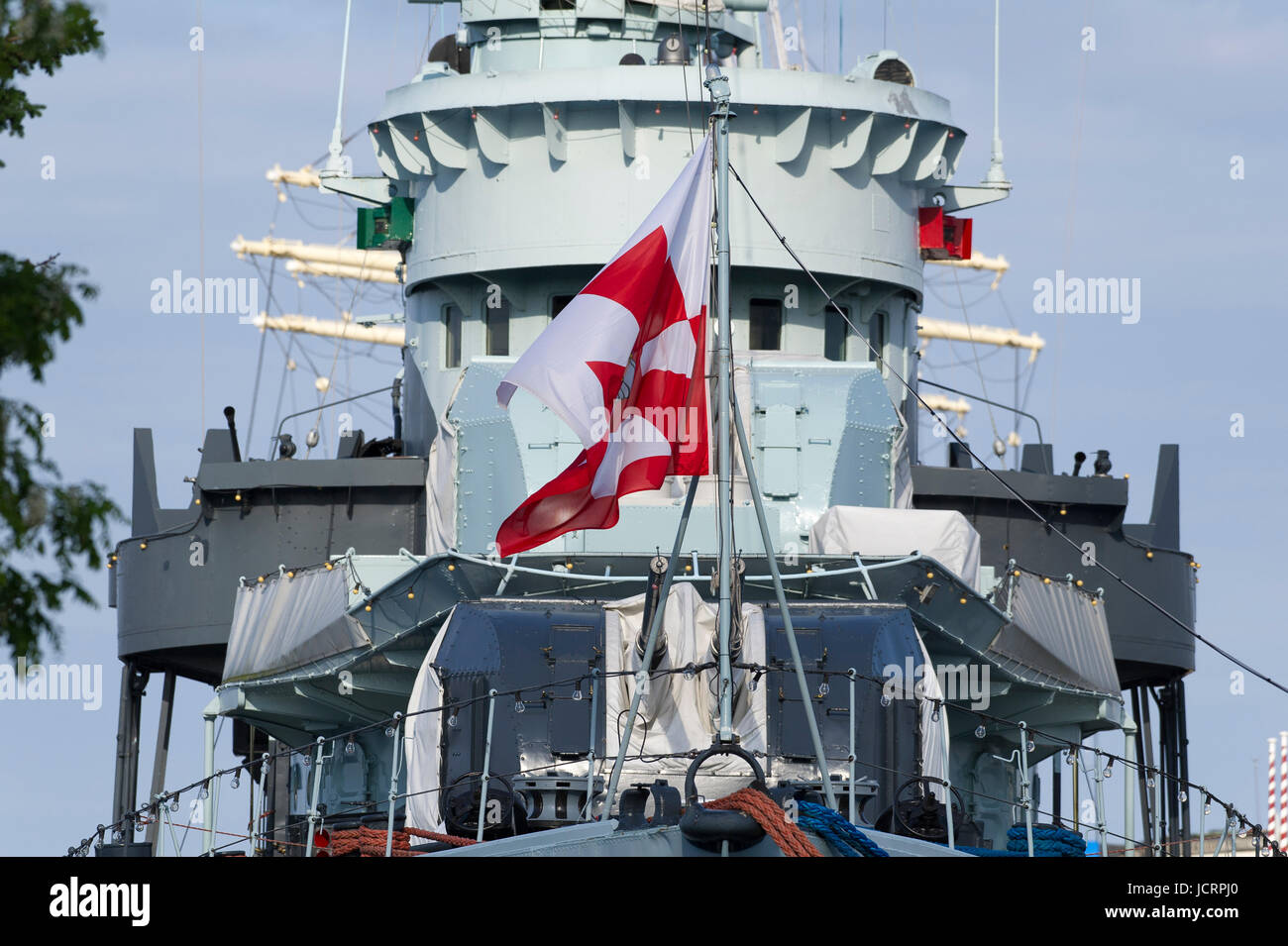 Museum ship ORP Blyskawica is a Grom class destroyer which served in ...