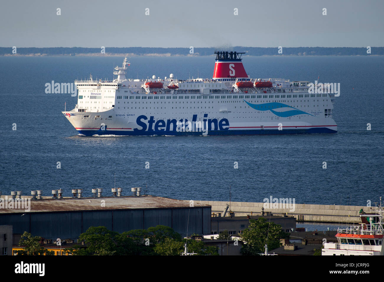 Stena Vision ferry belonging to Stena Line company in Gdynia, Poland ...