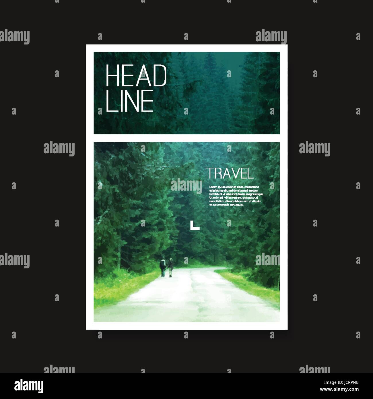 Abstract Natural Theme - Flyer, Folder, Brochure, Leaflet, Pamphlet ...