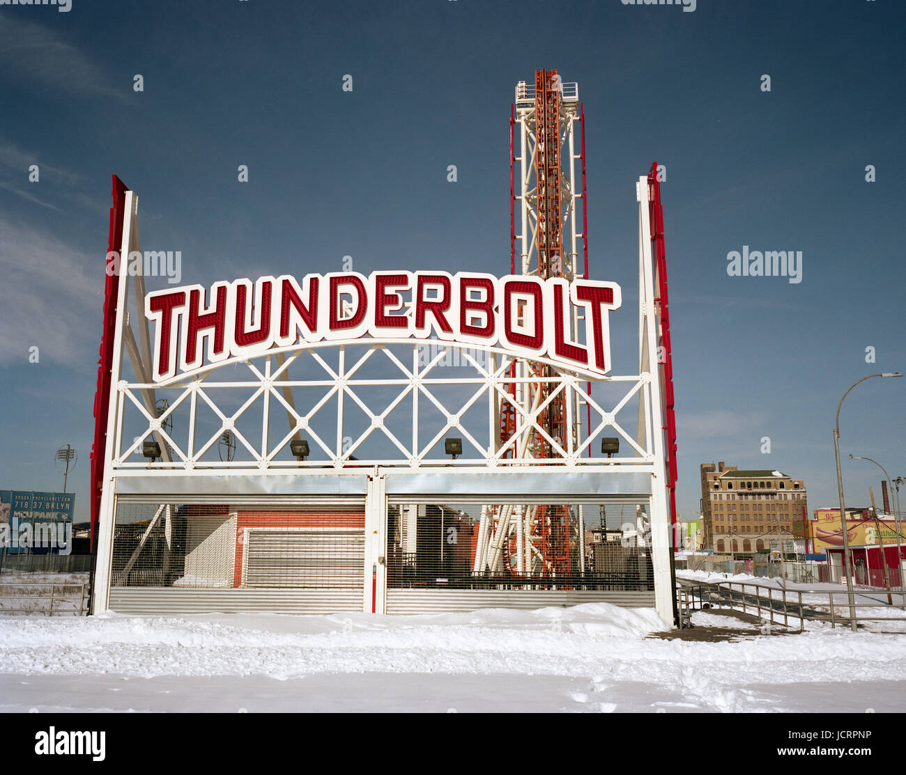 Thunderbolt coney island hi-res stock photography and images - Alamy