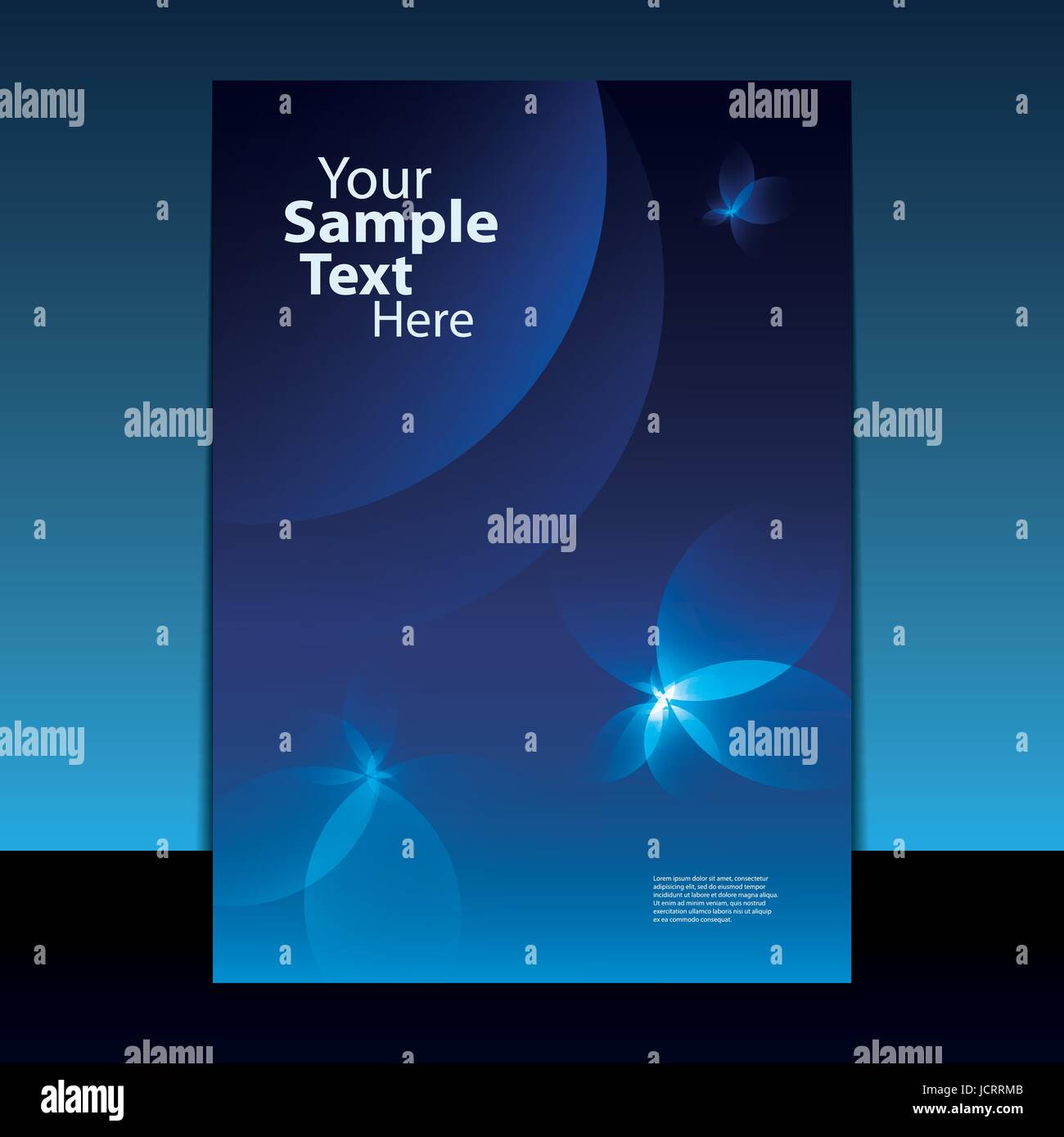 Abstract Colorful Flyer, Cover or Background Template Design in Freely ...