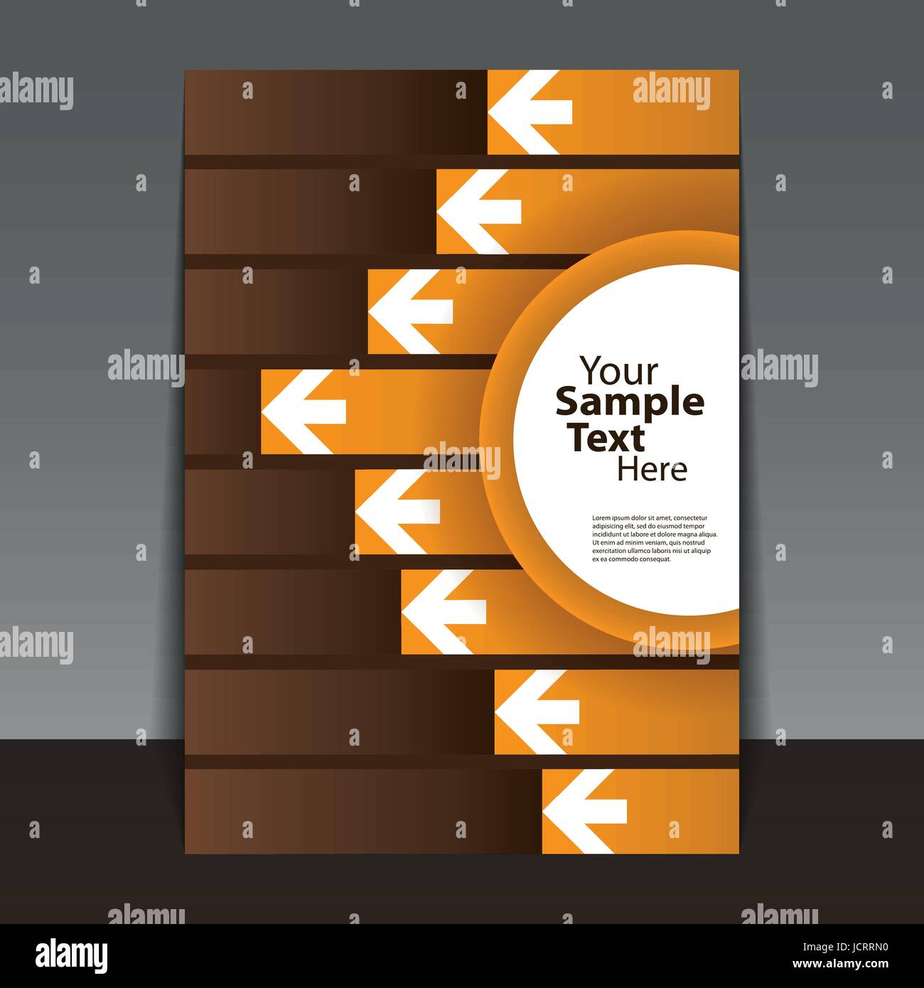 Abstract Colorful Flyer, Cover or Background Template Design with ...