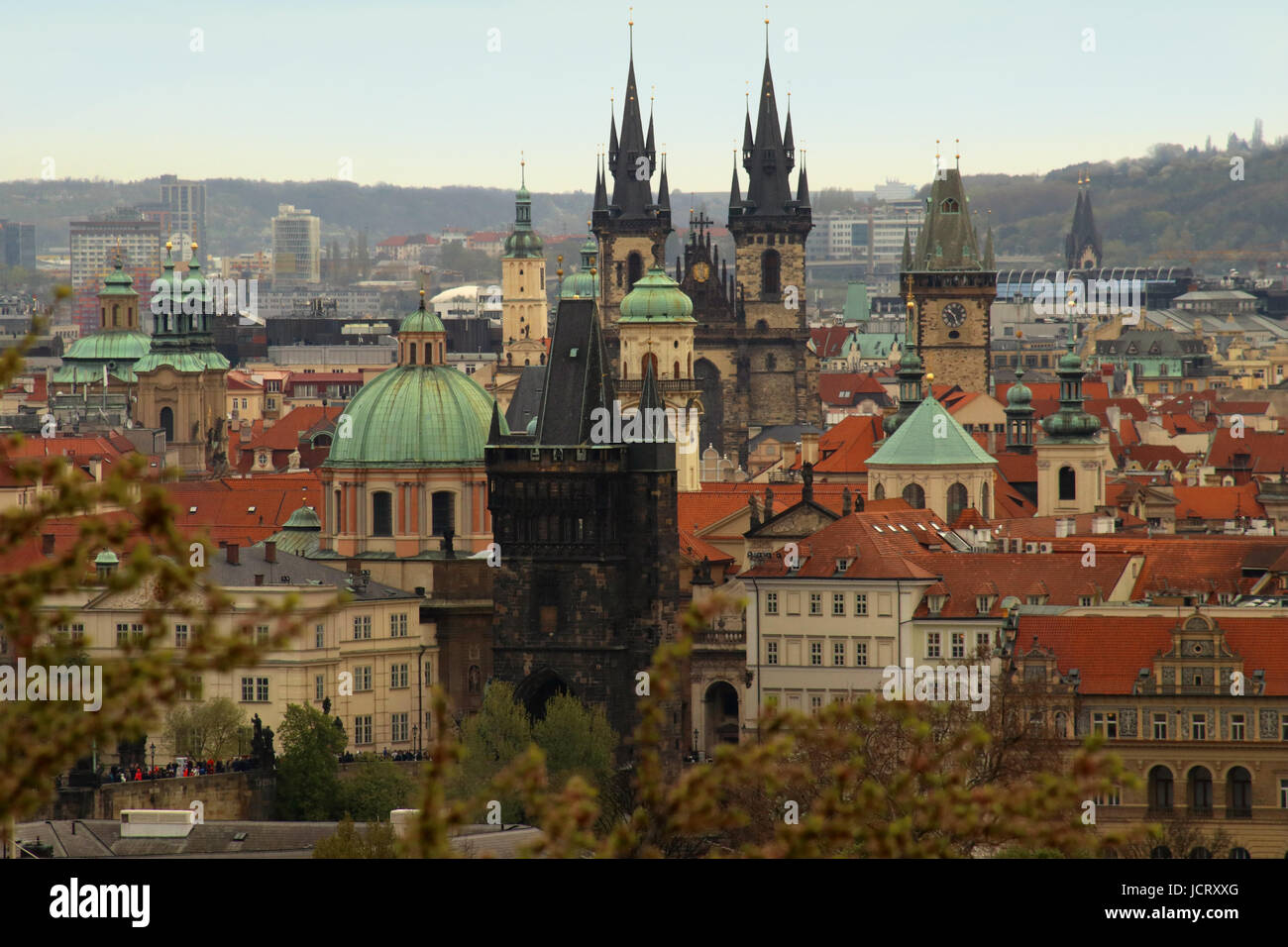 Cityscape of Prague Stock Photo - Alamy
