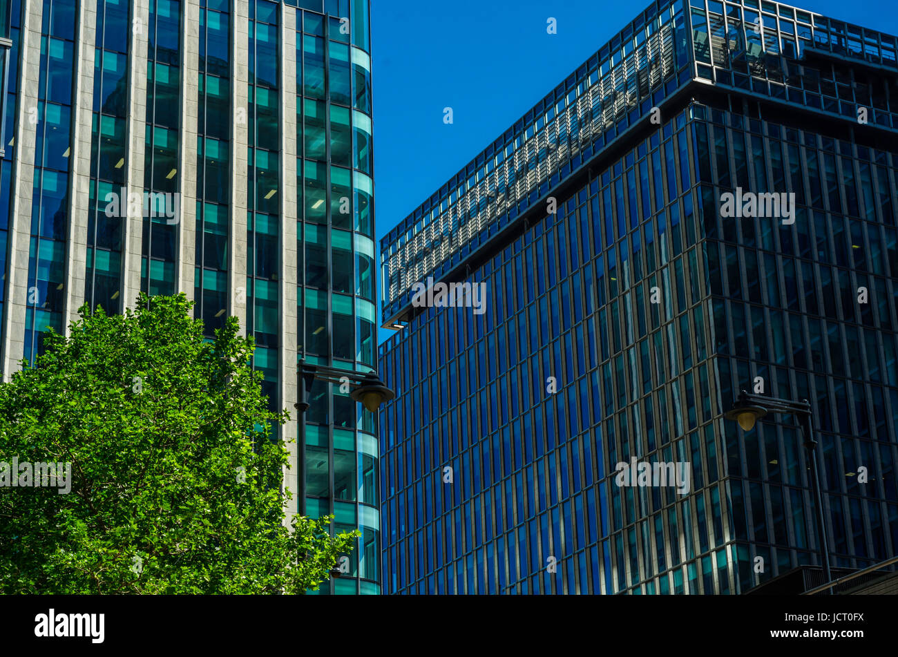 Modern business skyscrapers, high glass buildings, modern architecture ...