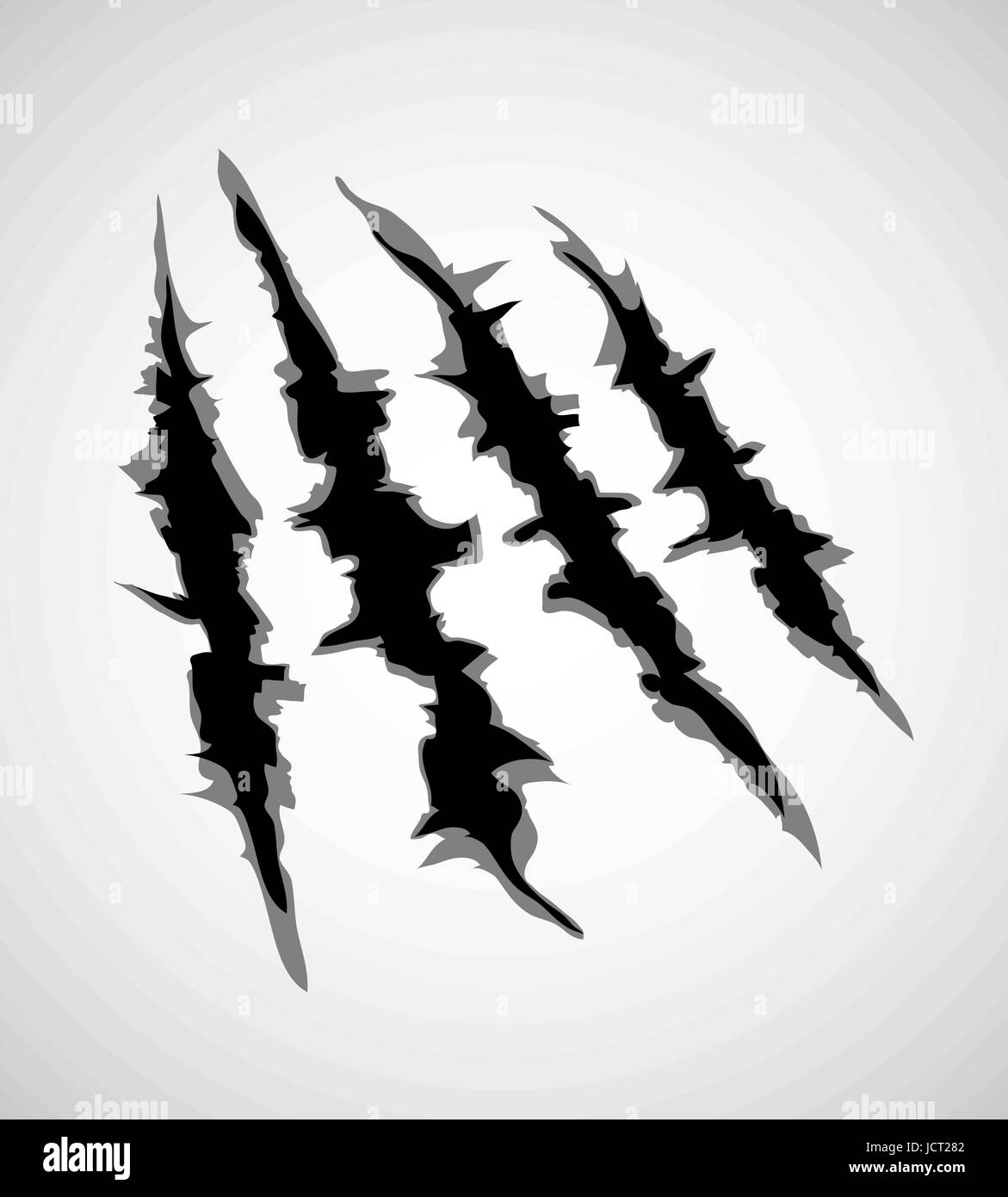 Ripped slashed paper Stock Vector Images - Alamy