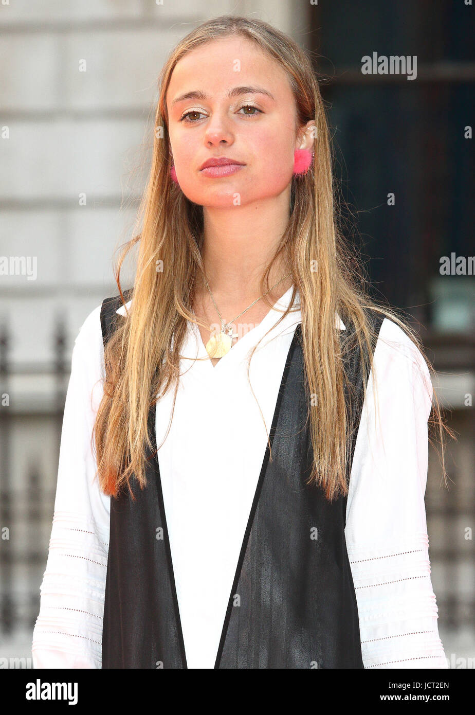 London, UK. Lady Amelia Windsor at Royal Academy Summer Exhibition 2017 ...
