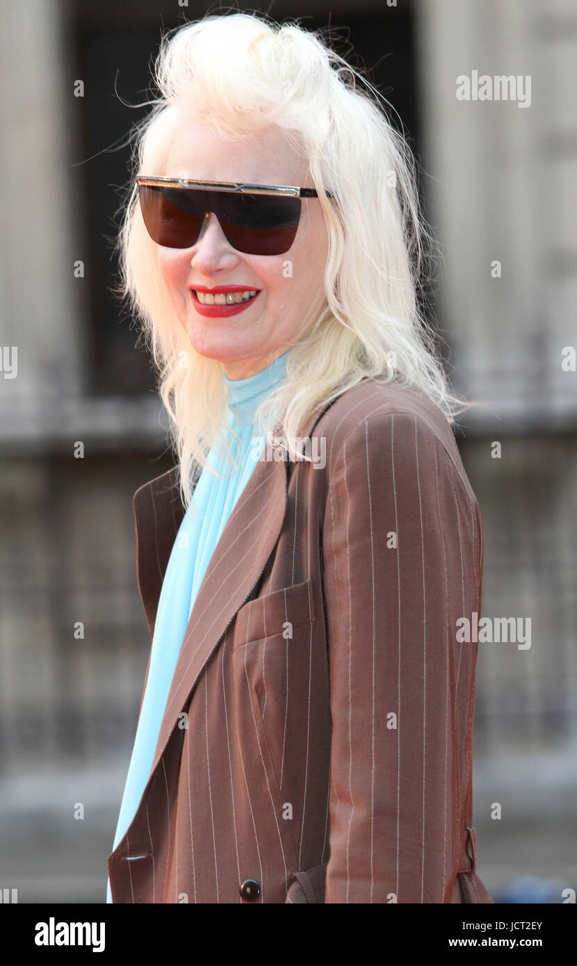 London, UK. Pam Hogg at Royal Academy Summer Exhibition 2017 VIP ...