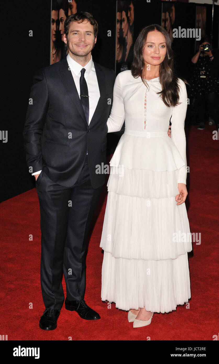 London, UK. Sam Claflin and Laura Haddock at the "My Cousin Rachel" UK ...