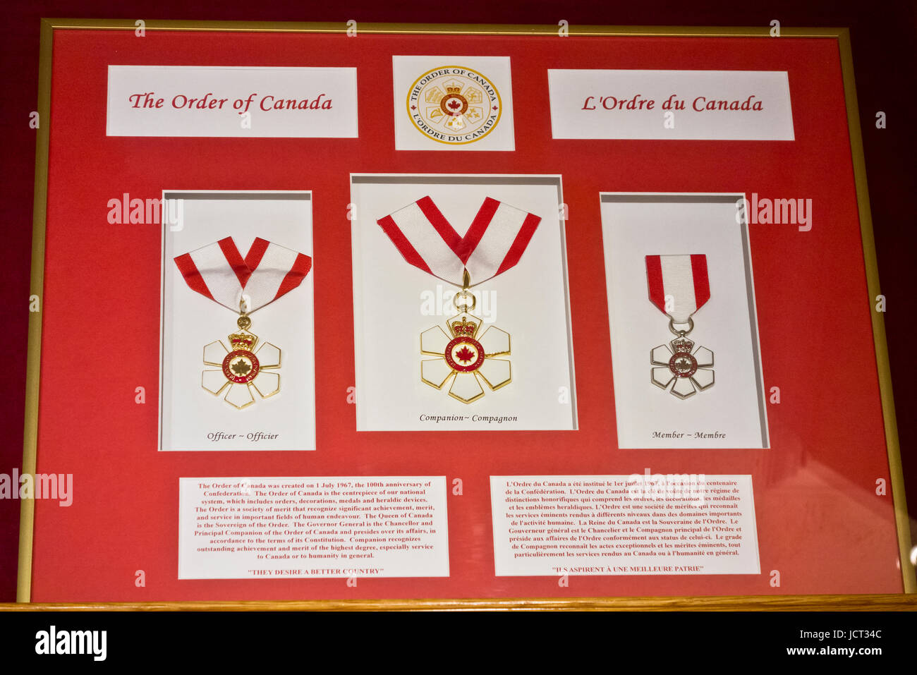 Companion order of canada hi-res stock photography and images - Alamy