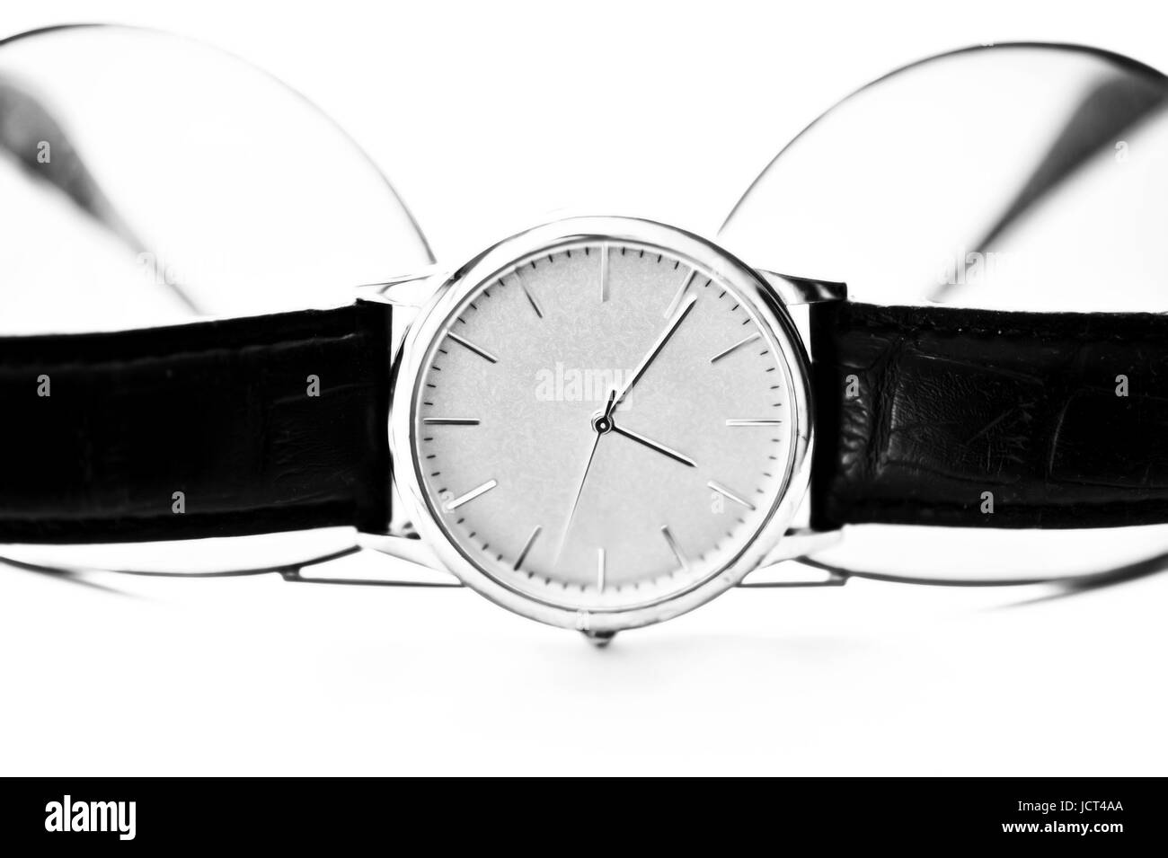 Passing the time of day Black and White Stock Photos & Images - Alamy