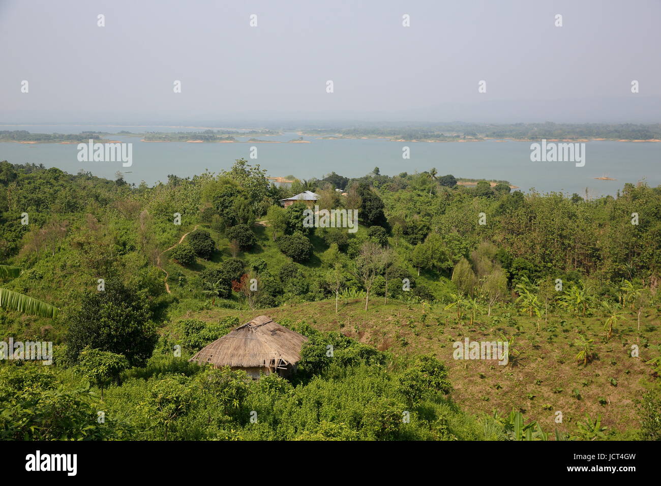 Beauty of Kaptai Lake in Rangamati, Chittagong, Bangladesh Stock Photo ...