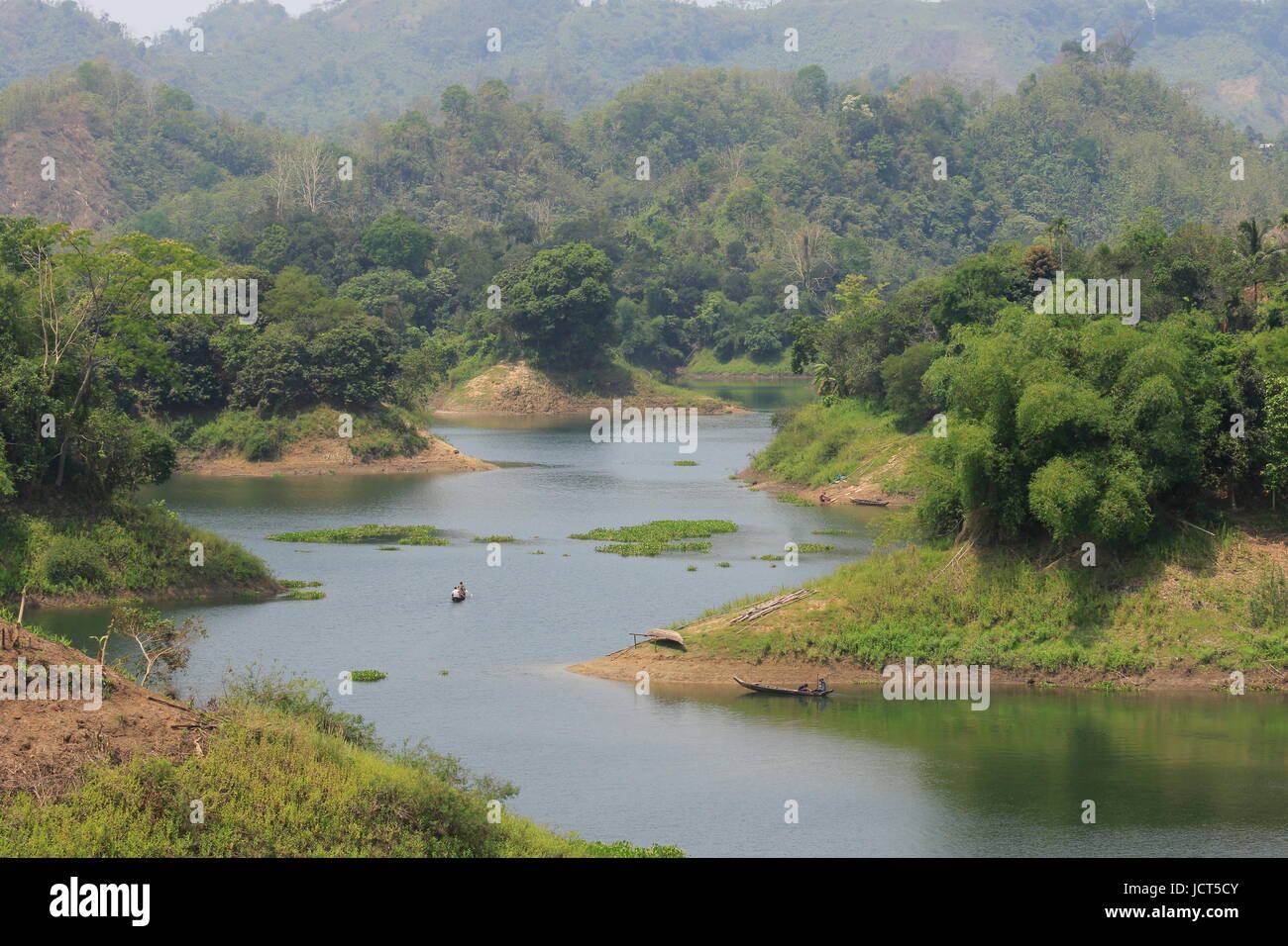 Beauty of Kaptai Lake in Rangamati, Chittagong, Bangladesh Stock Photo ...
