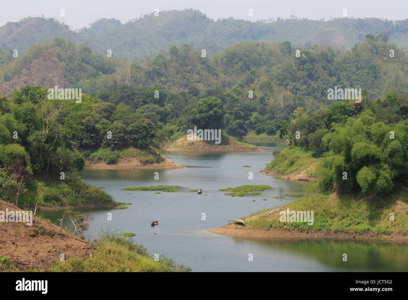 Beauty of Kaptai Lake in Rangamati, Chittagong, Bangladesh Stock Photo ...