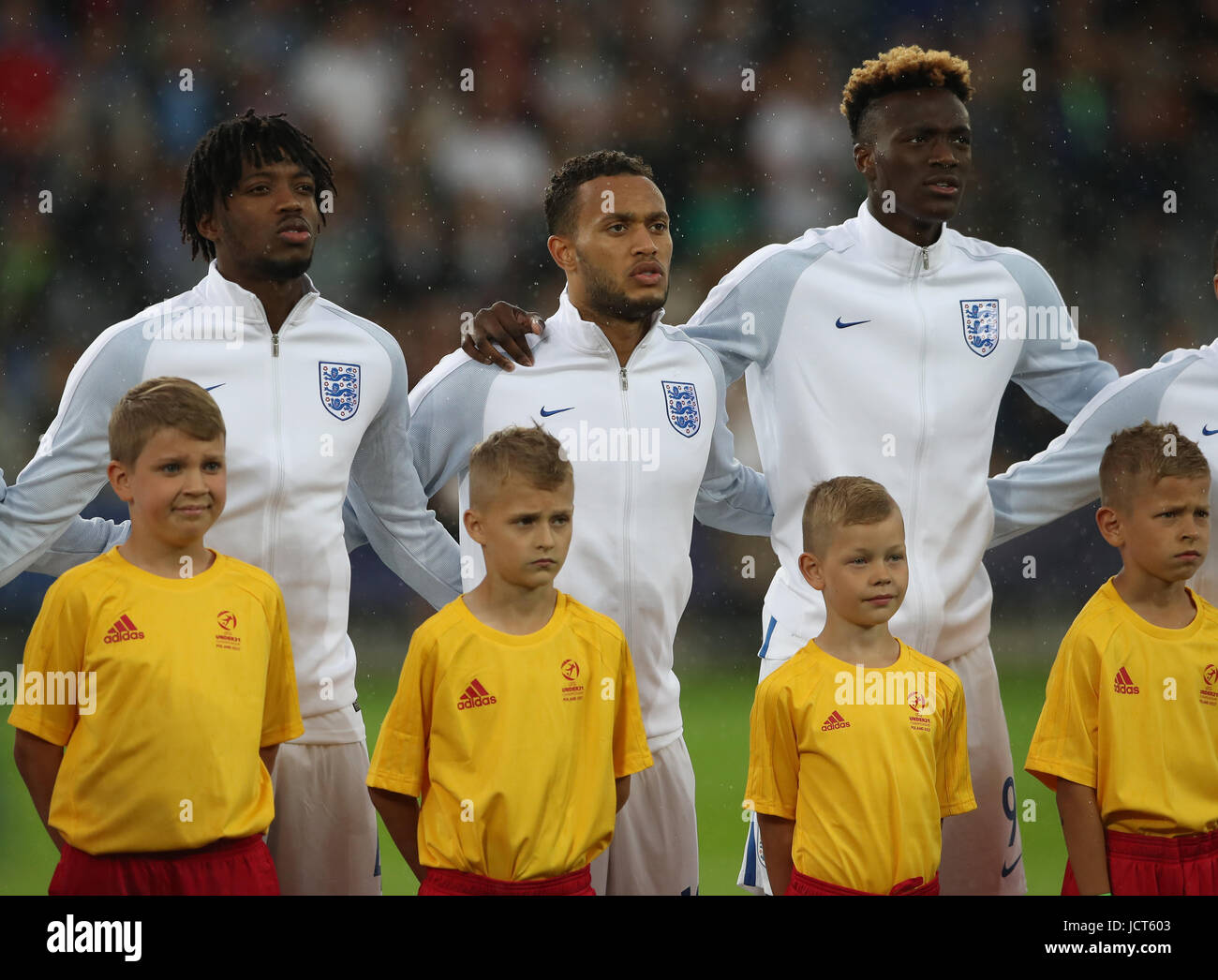 England's Nathaniel Chalobah (left), Lewis Baker (centre) and Tammy ...