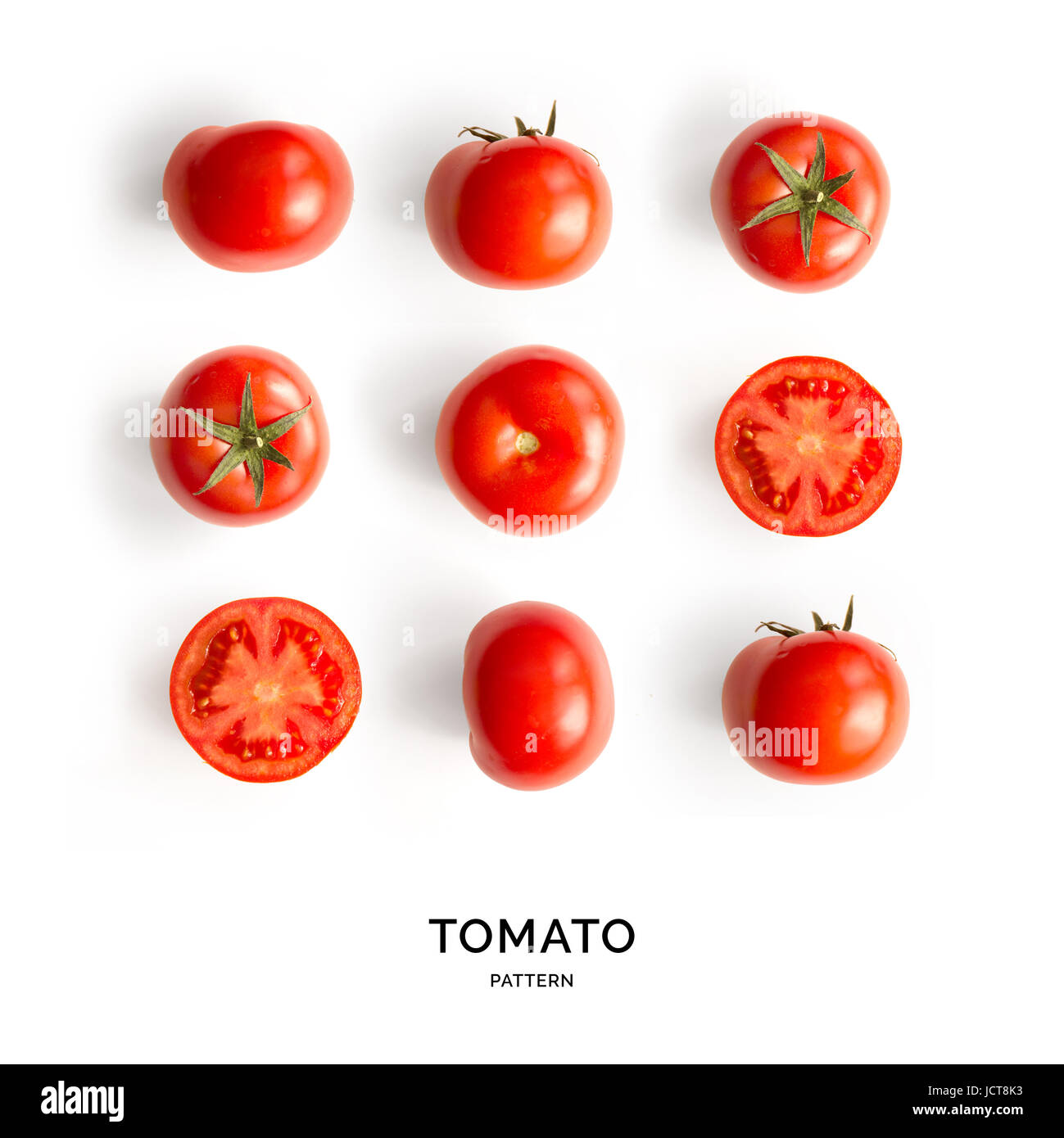 Seamless pattern with tomatoes. Abstract background. Tomato on the ...