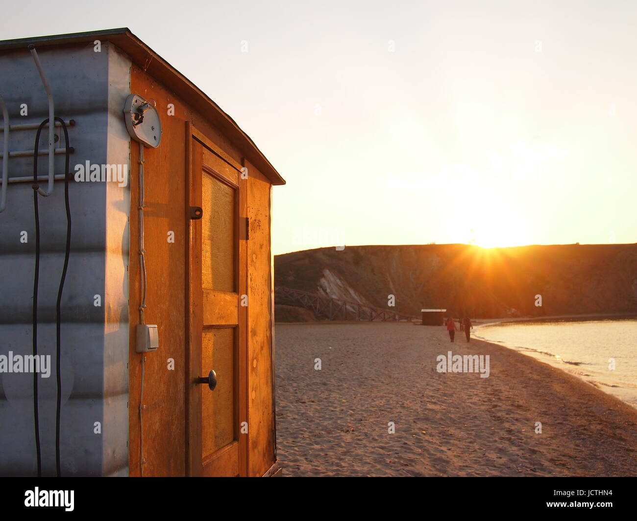 A traditional Russian Sauna (Banya) on the edge of Lake Baikal. It is ...