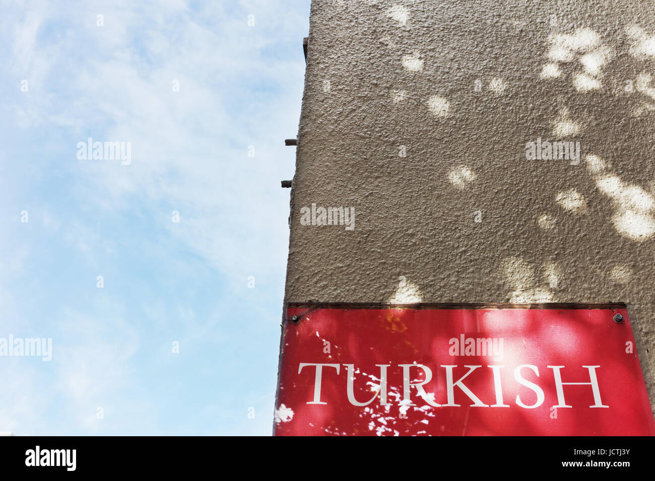 Turkish sign on wall Stock Photo - Alamy