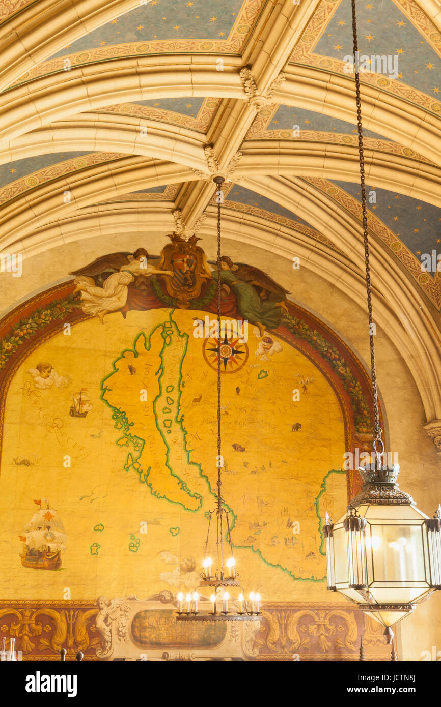 Law Library, Santa Barbara County Courthouse, Santa Barbara, California ...