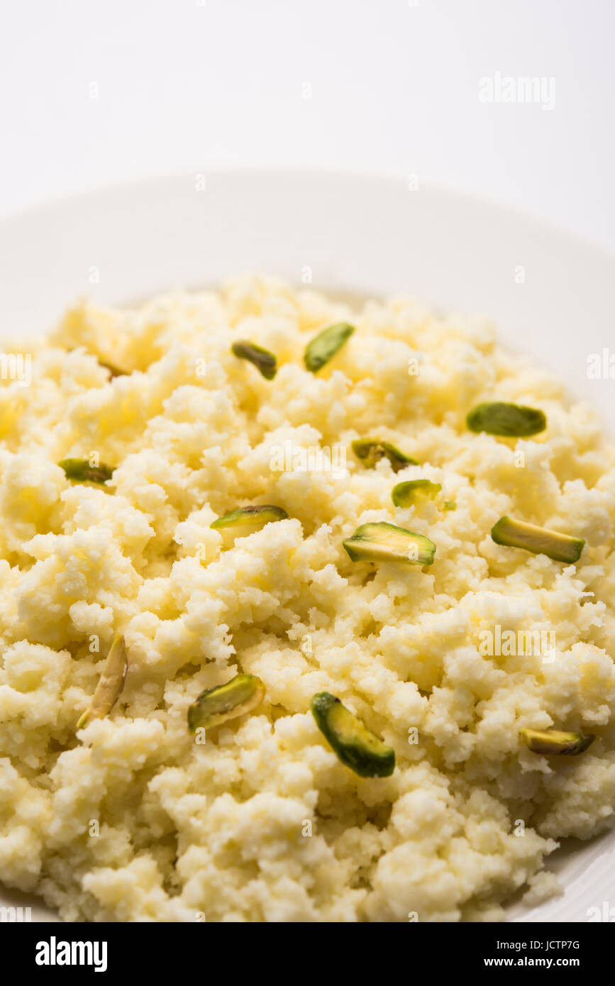 Kalakand is an Indian sweet made out of solidified, sweetened milk and ...