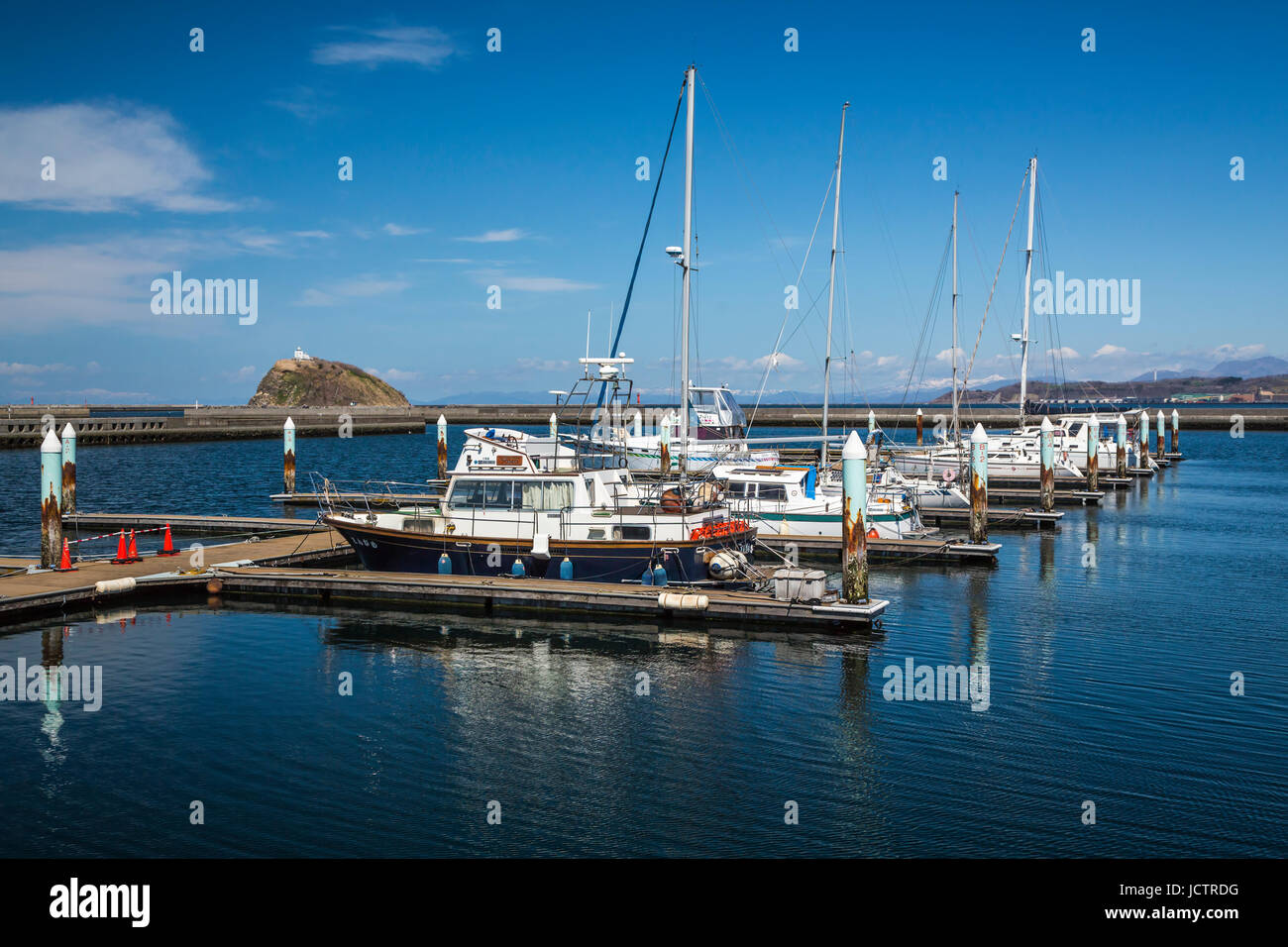 The Enrum Marina at Muroran, Hokkaido Prefecture, Japan Stock Photo - Alamy