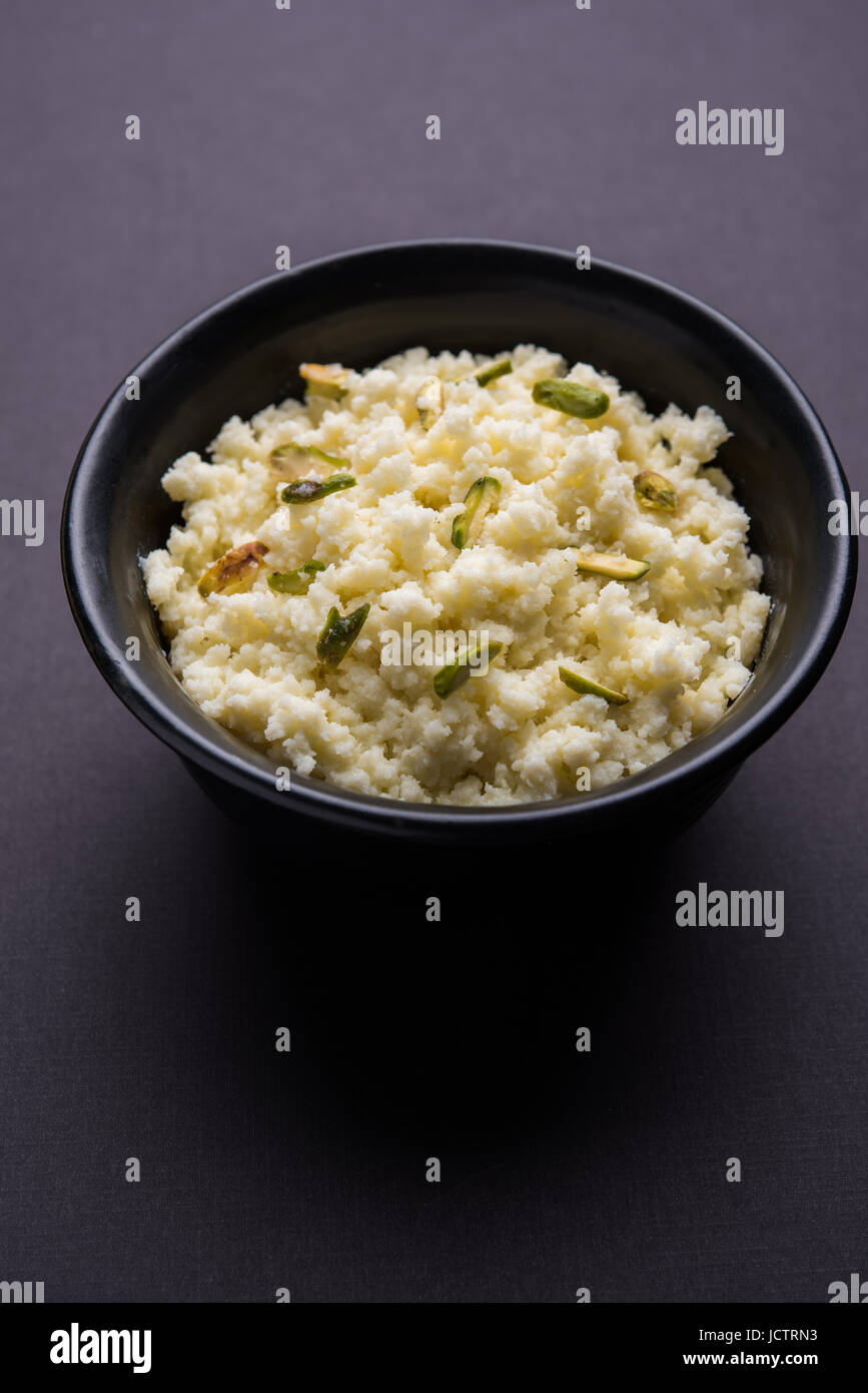 Kalakand is an Indian sweet made out of solidified, sweetened milk and ...