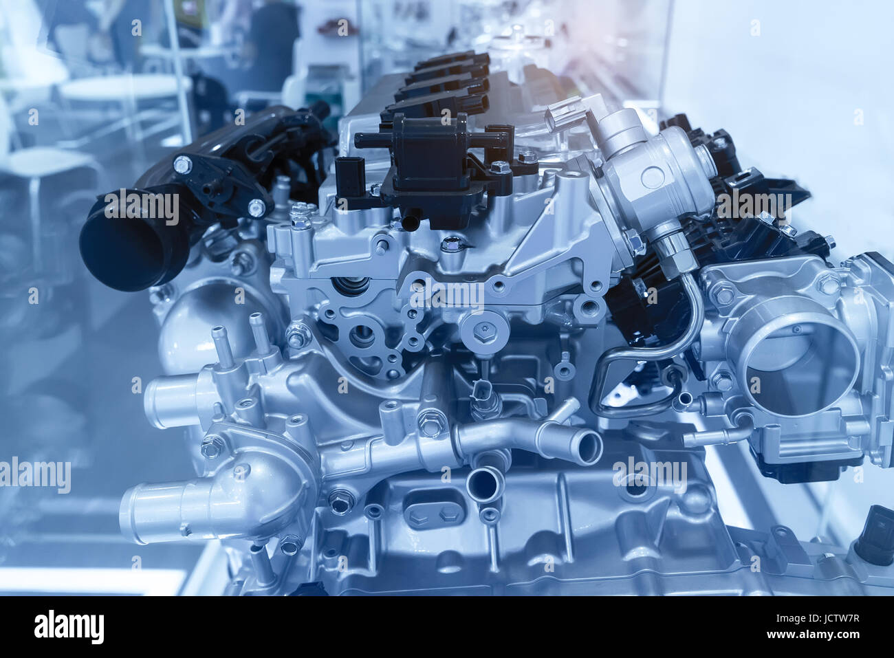 car engine section Stock Photo - Alamy