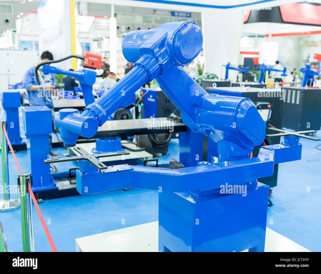 robotic hand machine tool at industrial manufacture factory Stock Photo ...