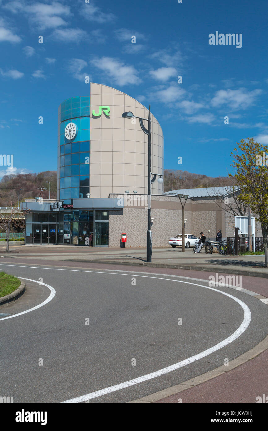The JR train station in Muroran, Hokkaido Prefecture, Japan Stock Photo ...