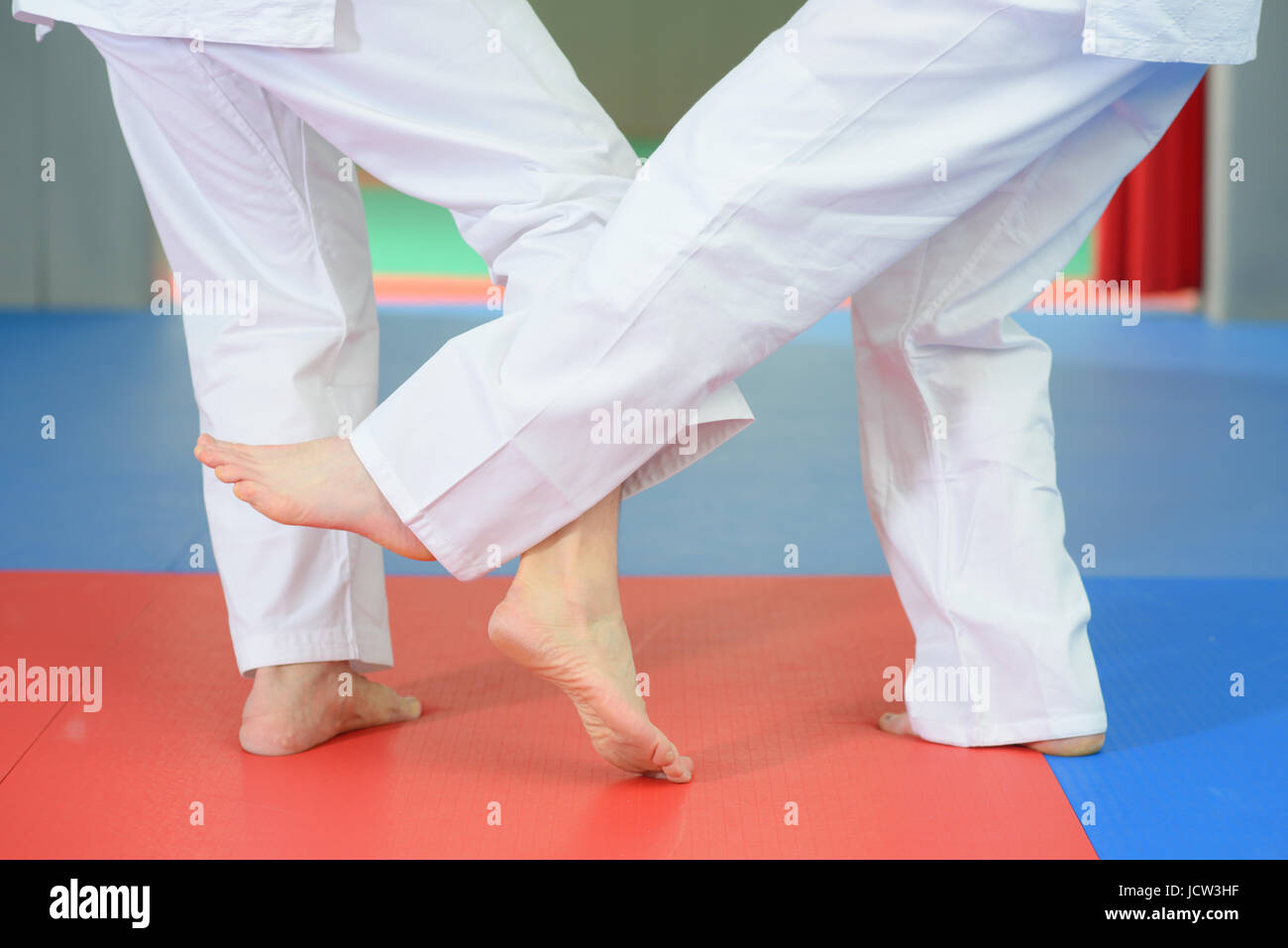 karate people excercising Stock Photo - Alamy