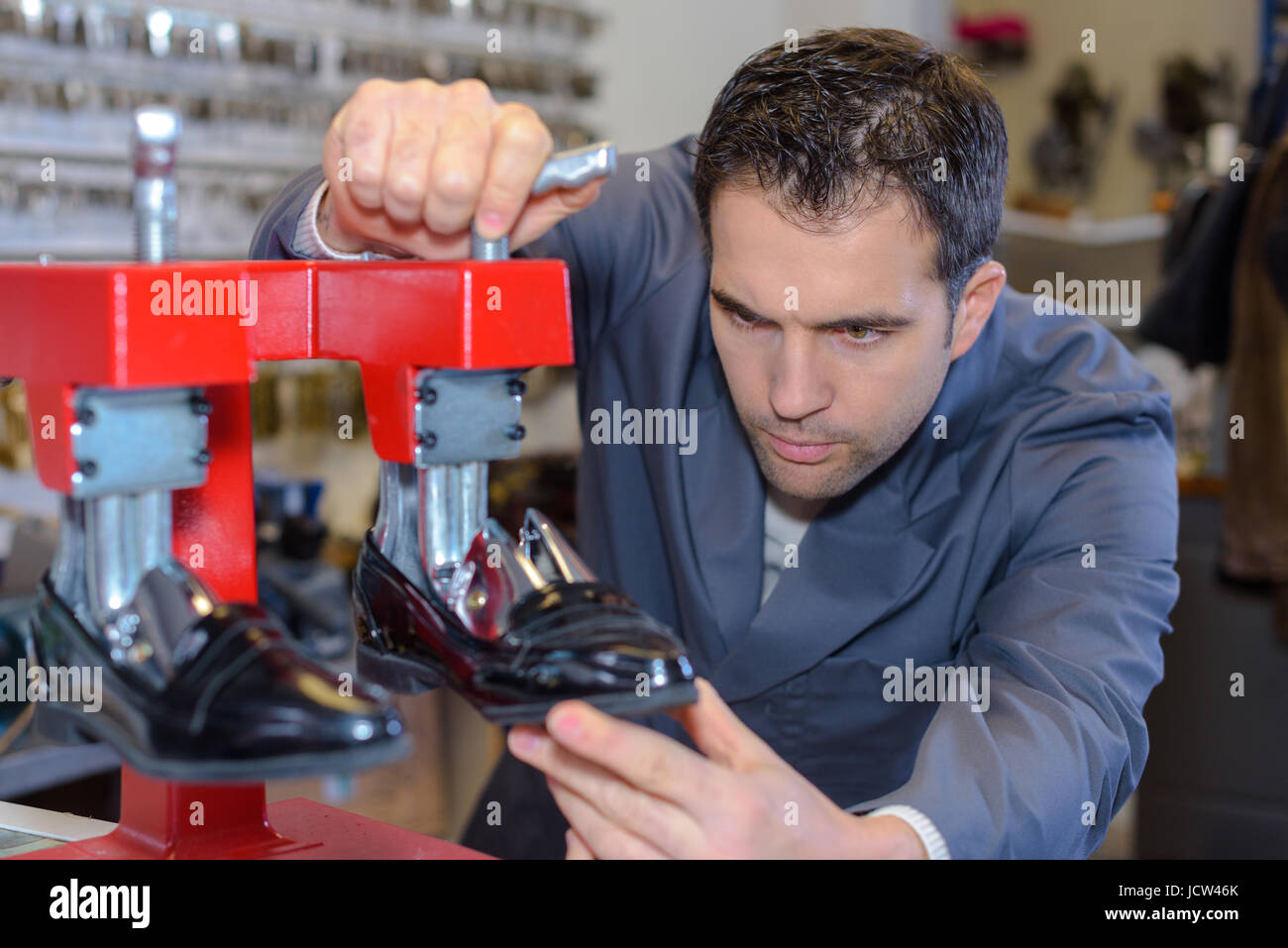 Repairs footwear hi-res stock photography and images - Alamy