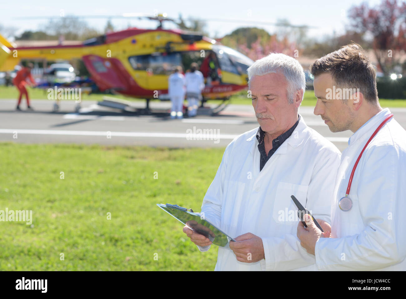 Emergency response training for the aviation hi-res stock photography ...