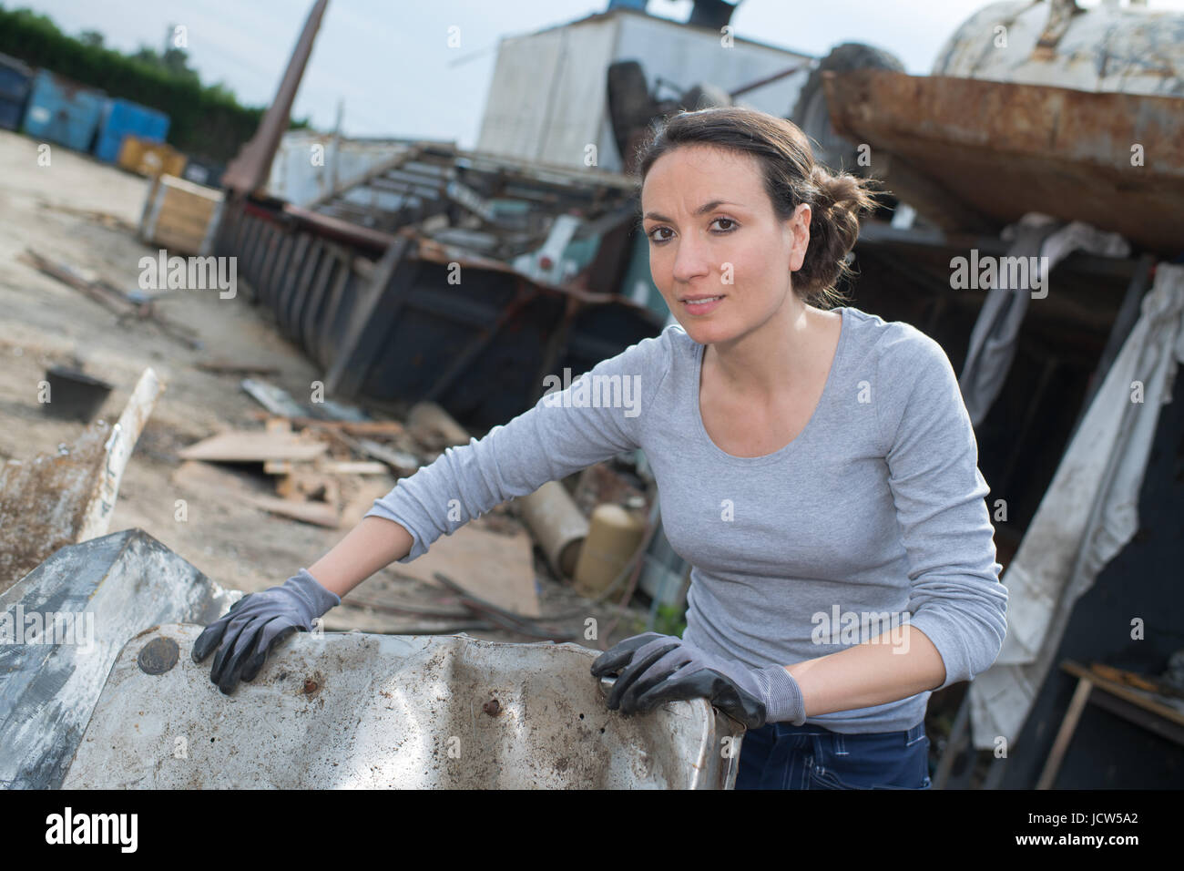 Plastic waste collectors hi-res stock photography and images - Alamy
