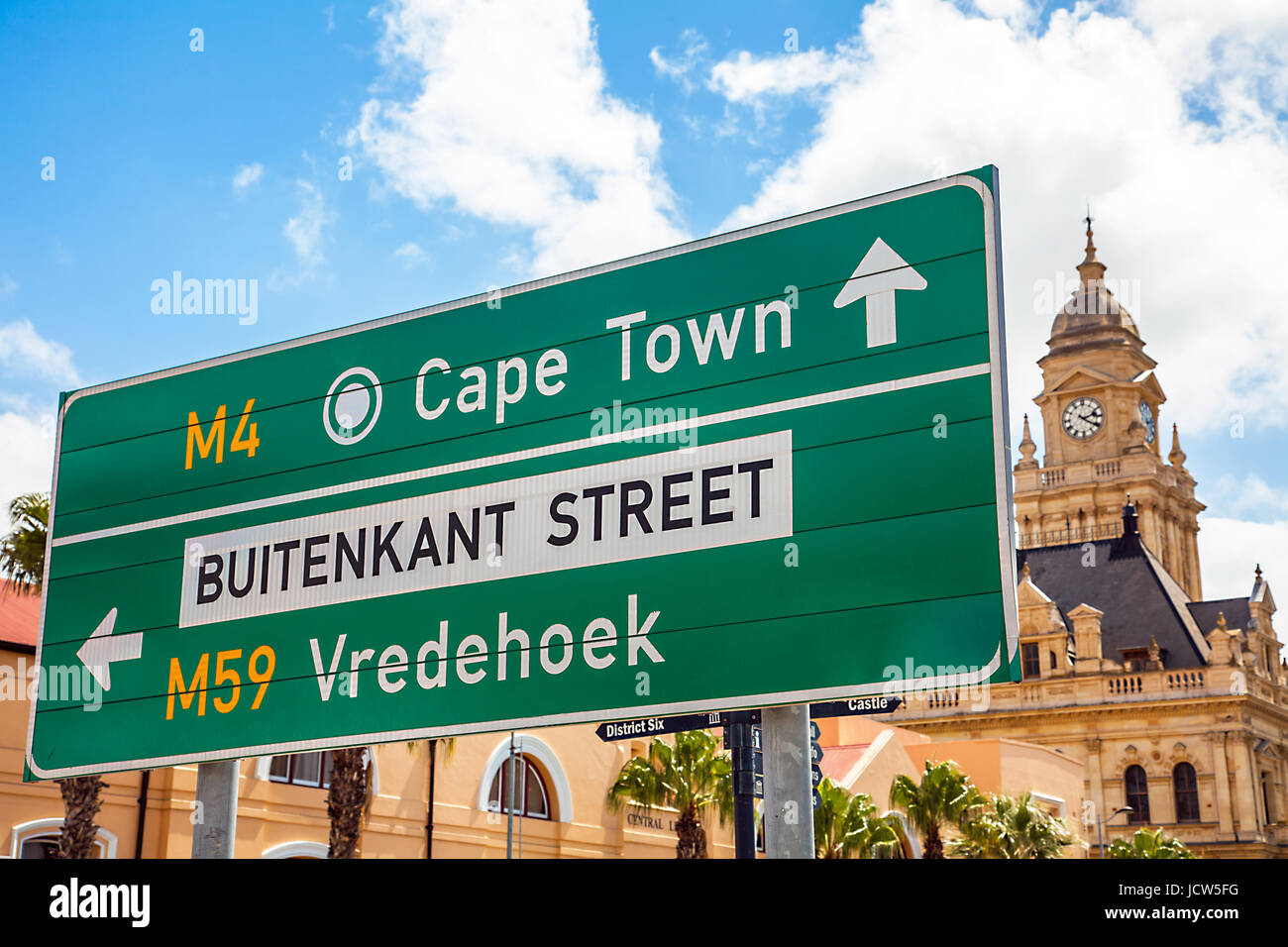 Road sign cape town hi-res stock photography and images - Alamy
