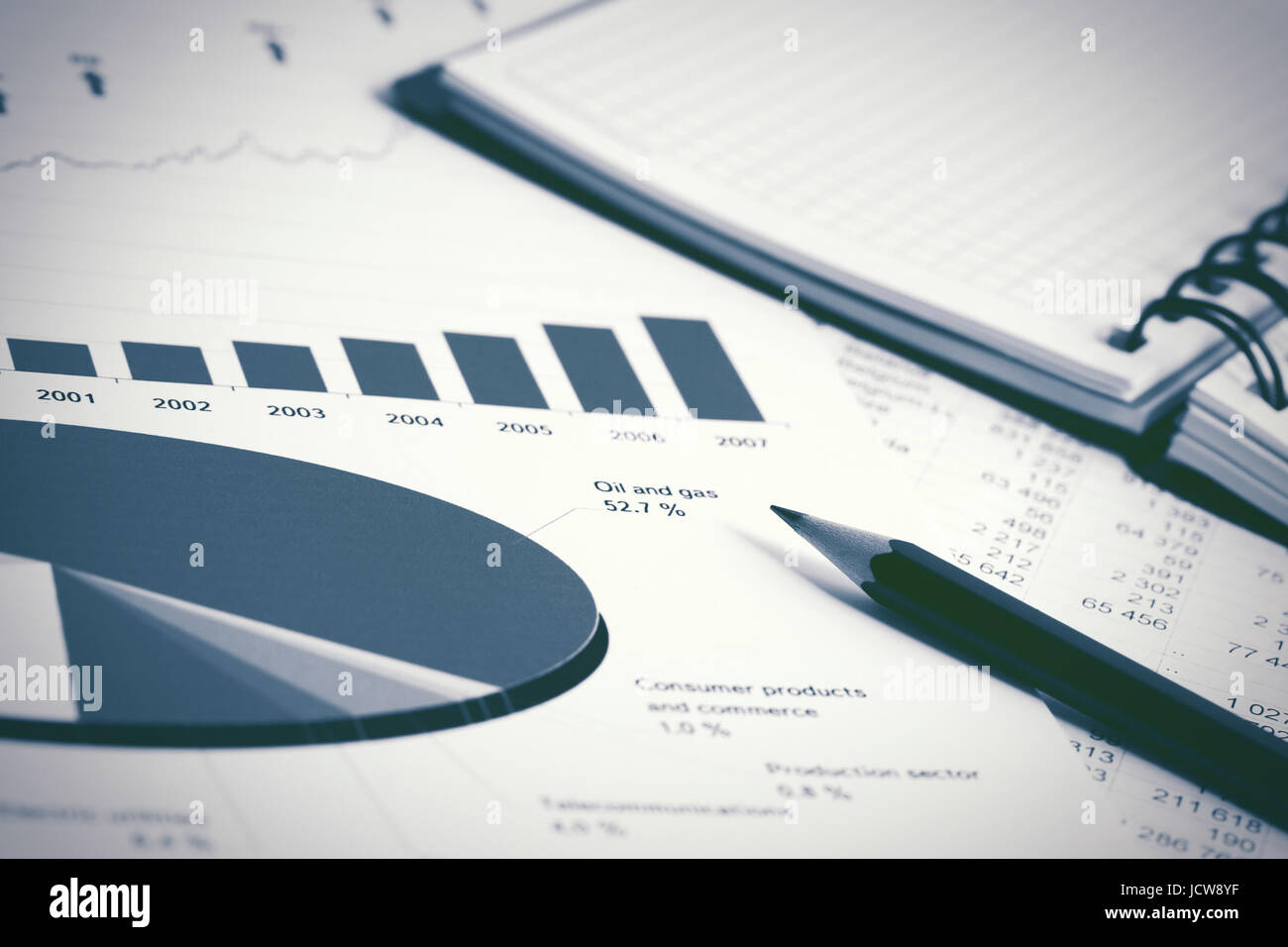 Stock market graphs and charts analysis Stock Photo - Alamy