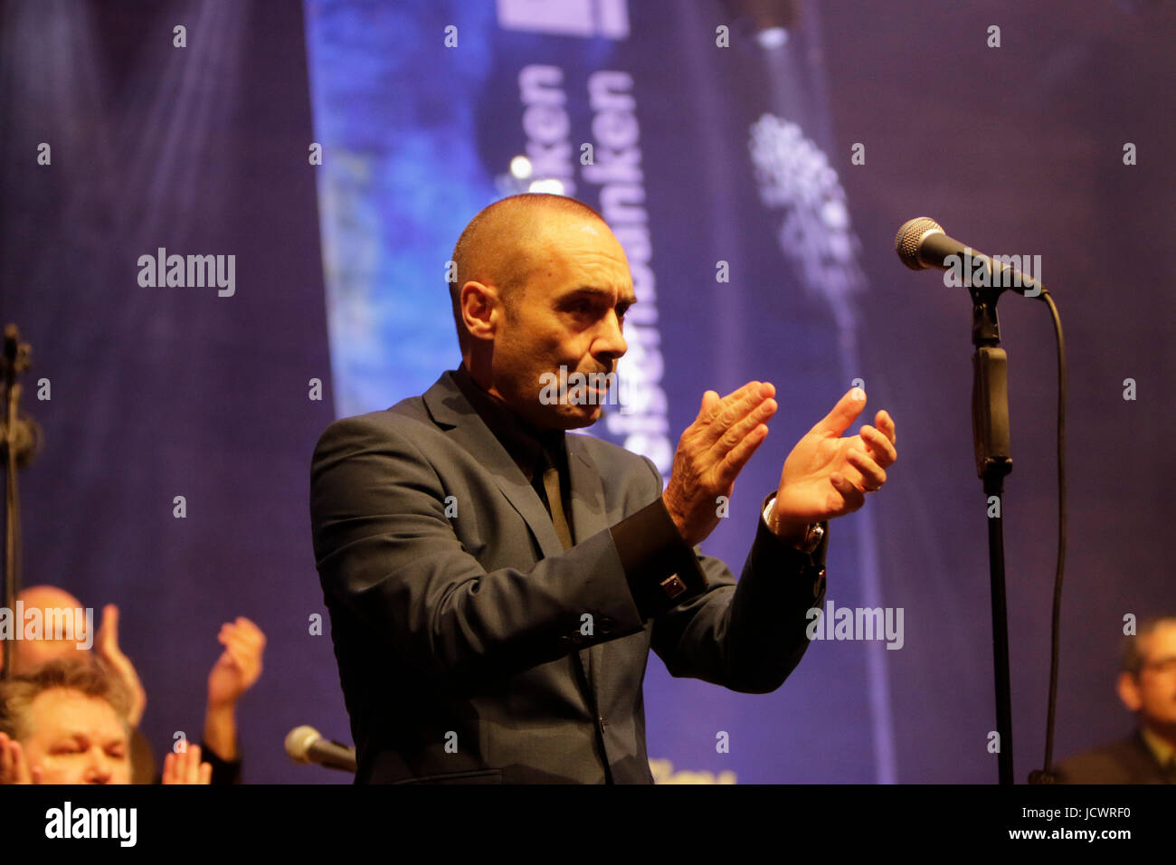 Worms, Germany. 16th June, 2017. Lead singer Mark Reilly from the UK ...