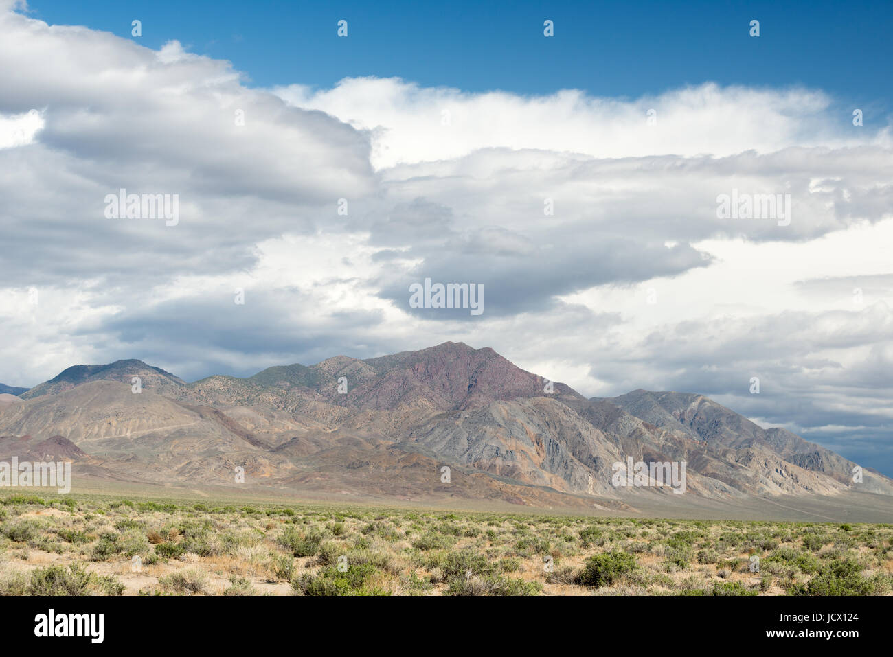 Desert and mountains near Mina, Nevada Stock Photo - Alamy