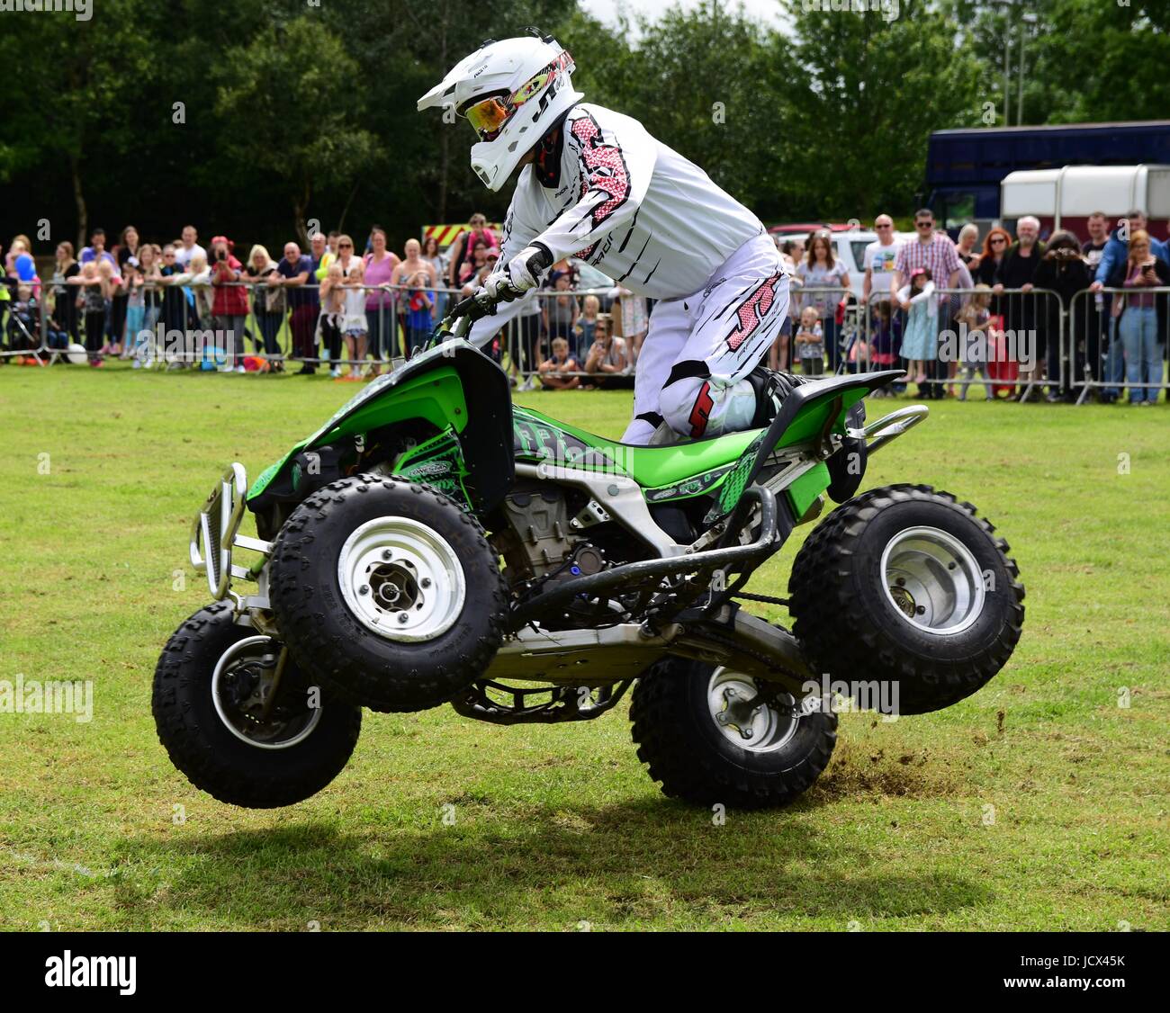 Stunt Mania display at the Banbury & District Show in Spiceball Park ...
