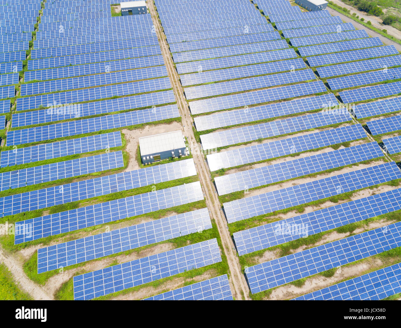 Aerial View of Solar Panel Farm, Taiwan Stock Photo - Alamy