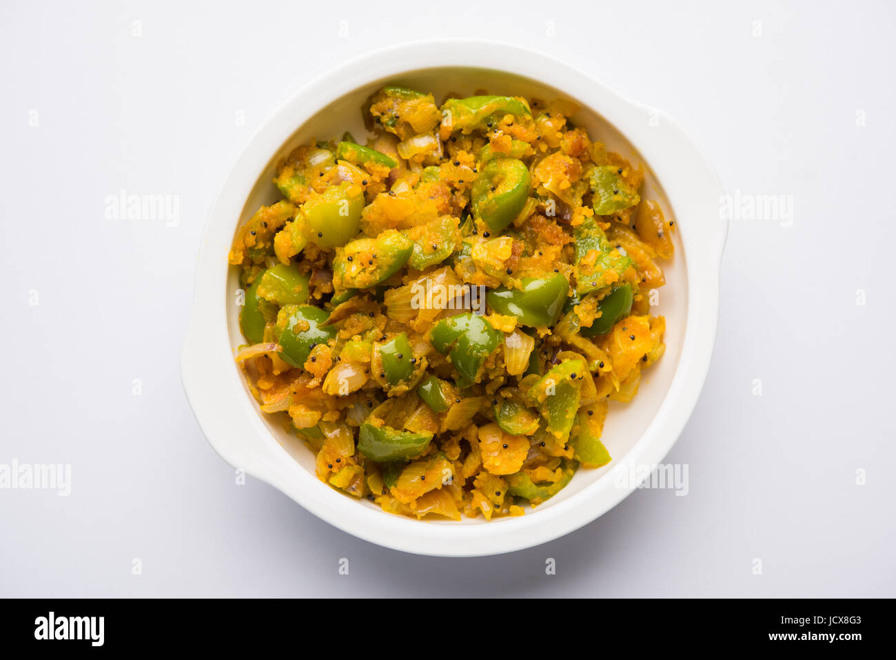 Shimla mirch sabji hi-res stock photography and images - Alamy