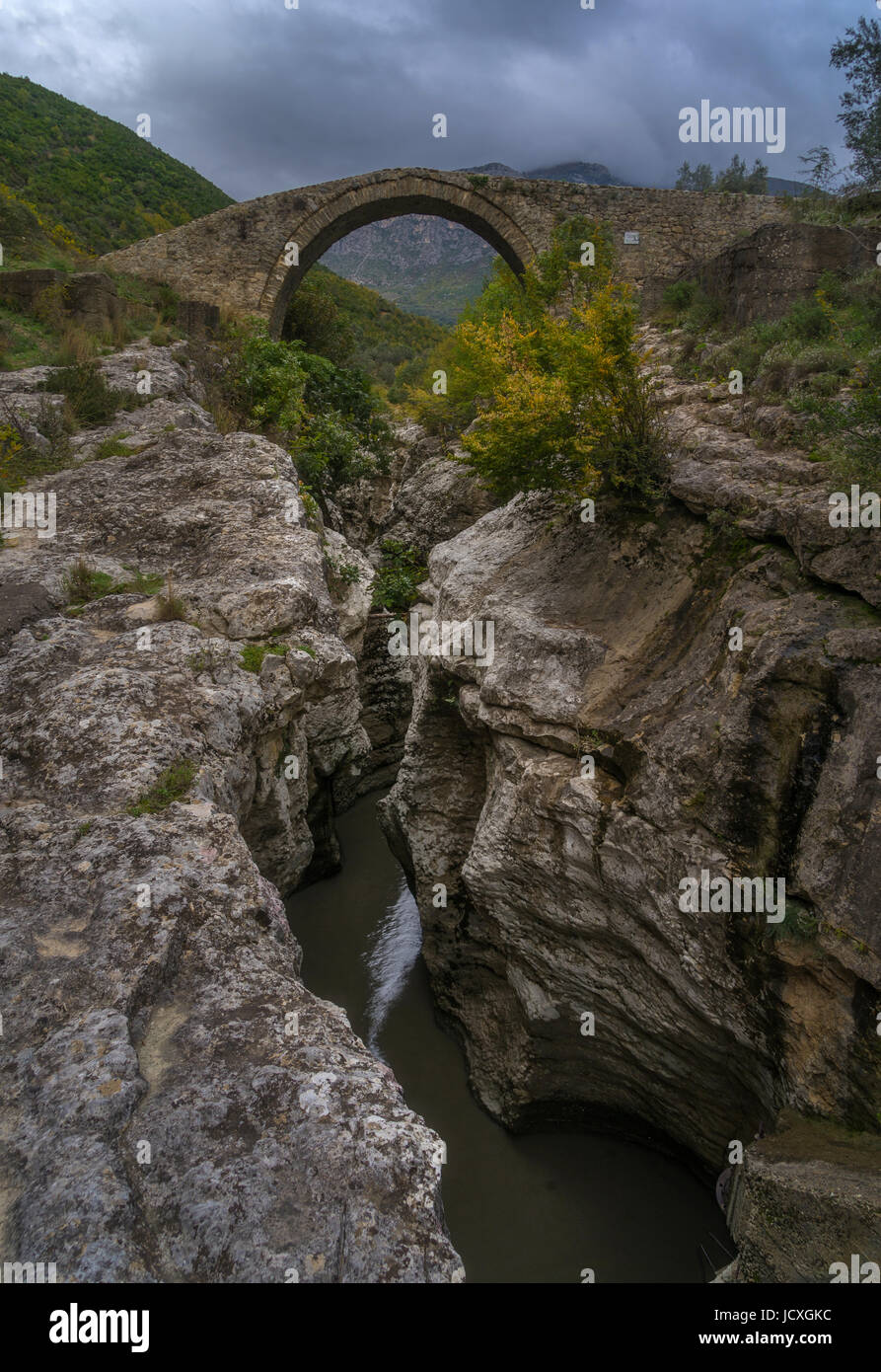 Ancient Turkish Bridge in Tirana Stock Photo - Alamy