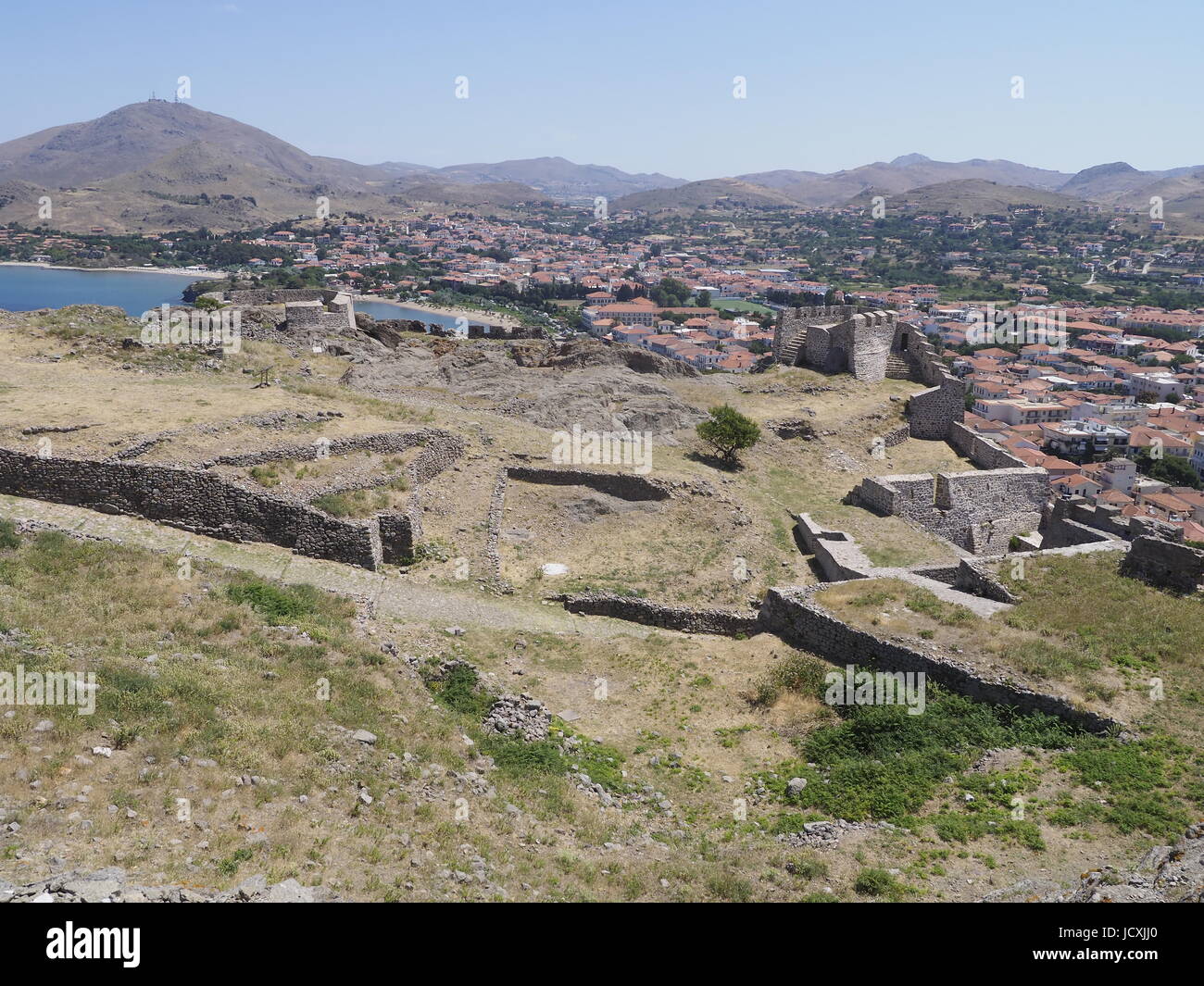 Greece limnos village hi-res stock photography and images - Alamy