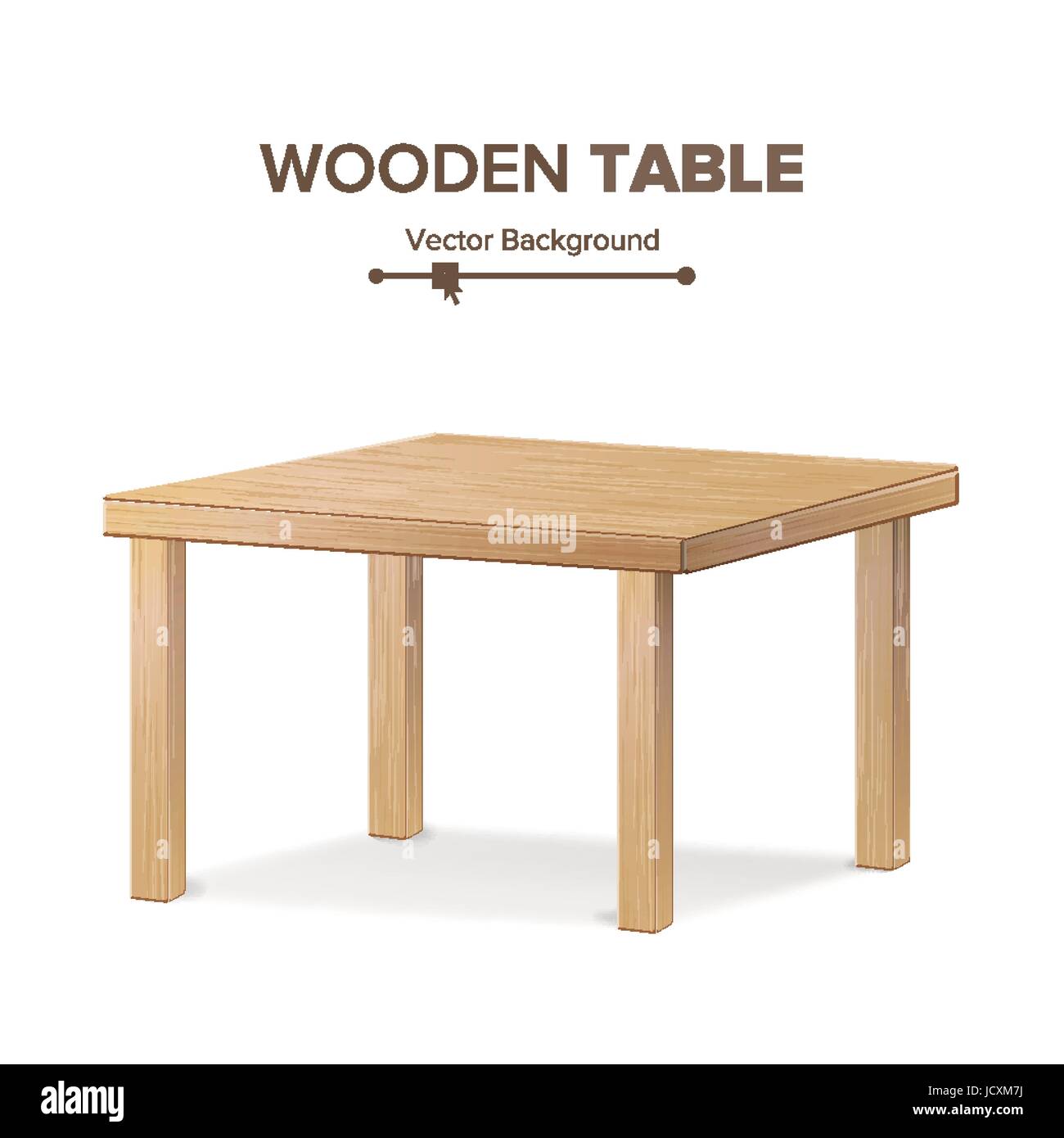 Square Table Top View