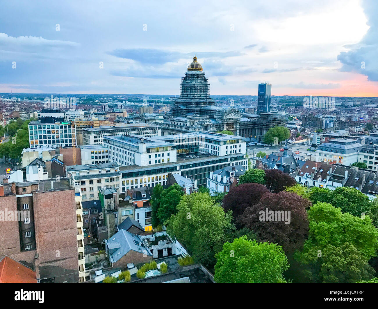 Brussels aerial hi-res stock photography and images - Alamy
