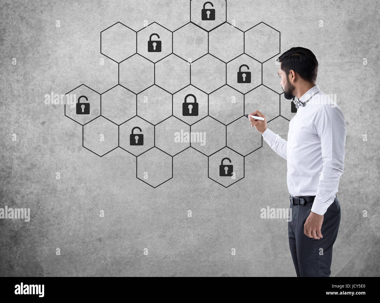 Cyber security people icon hi-res stock photography and images - Alamy