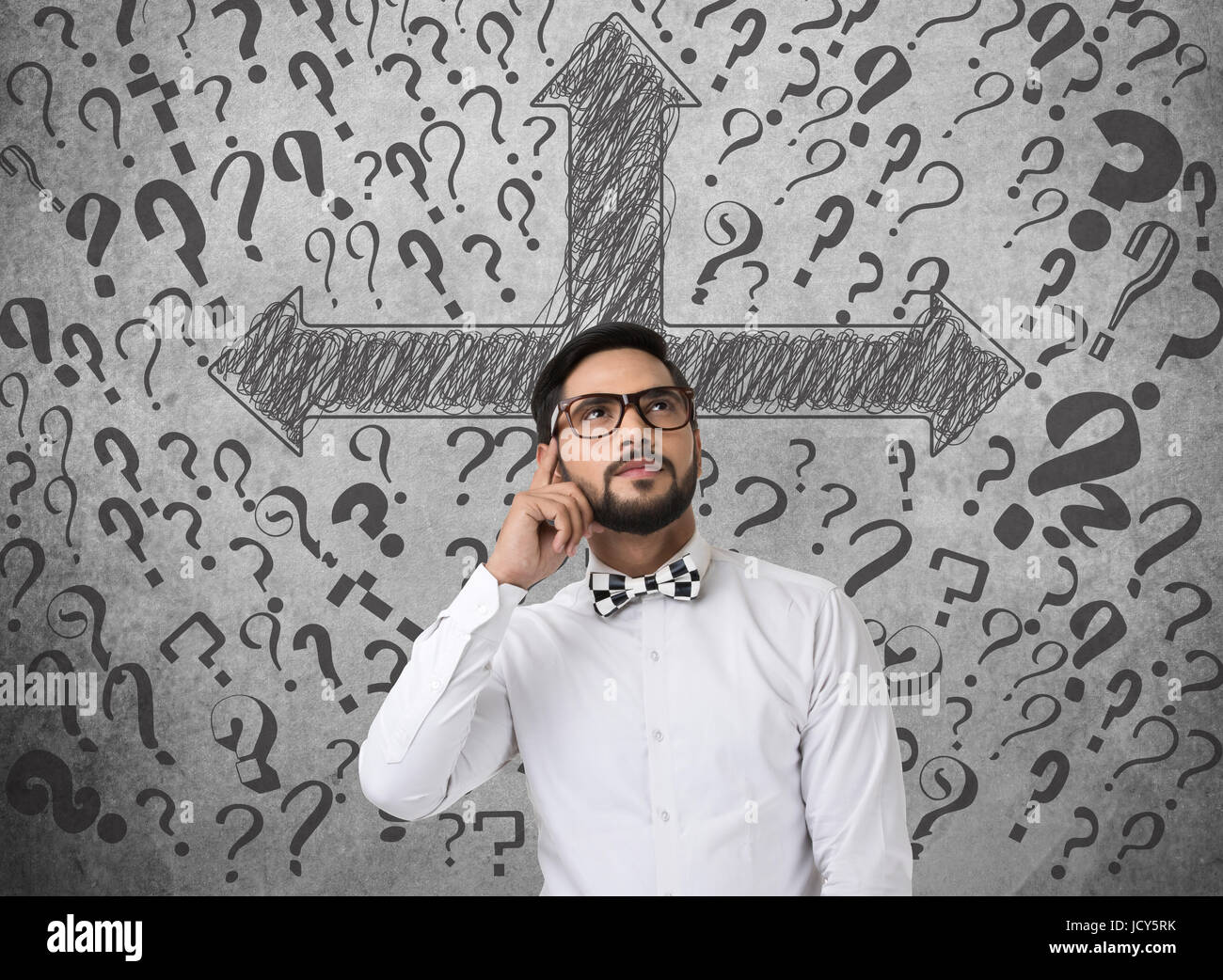 Solution question symbol hand hi-res stock photography and images - Alamy