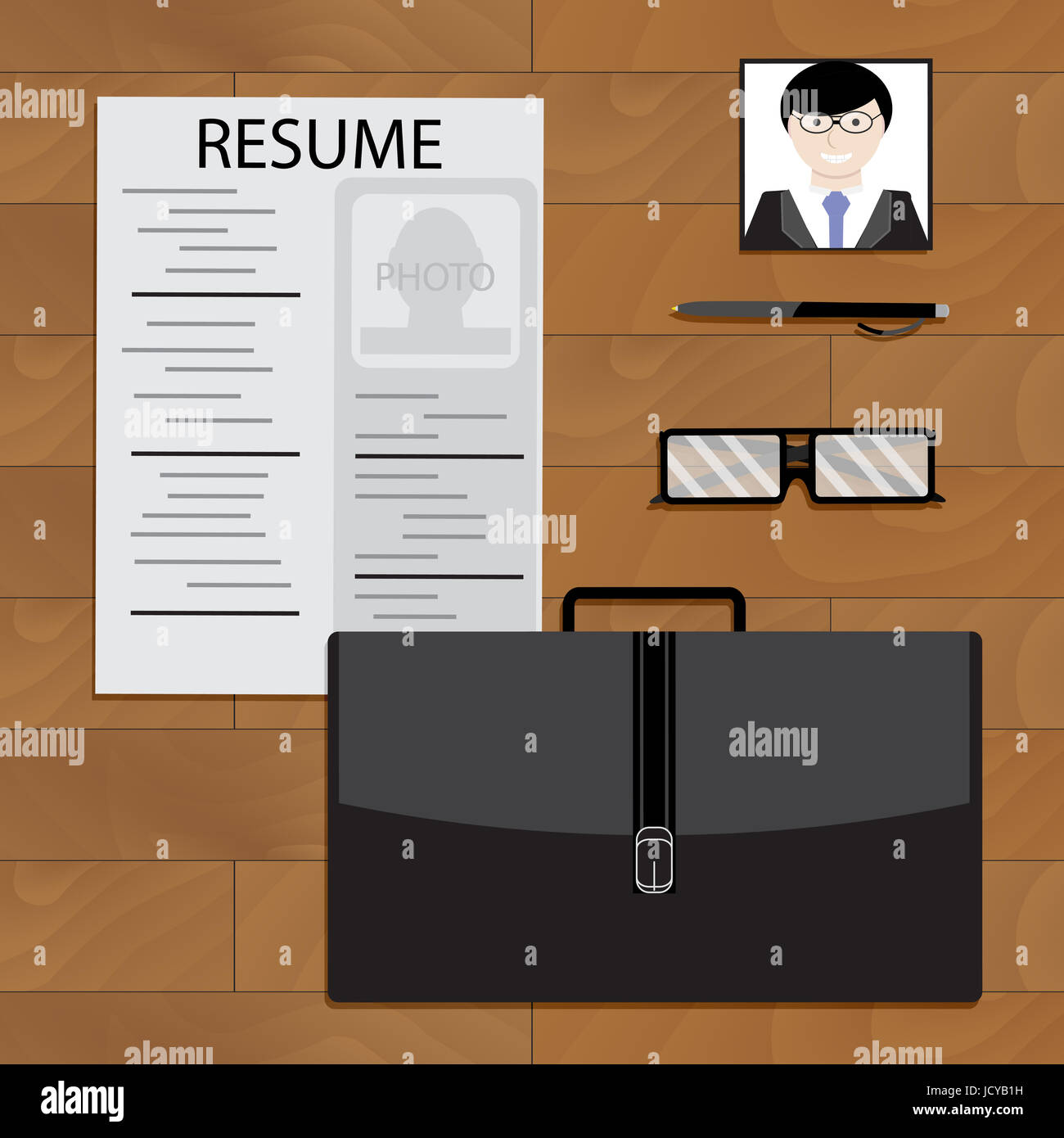 Preparing for interview illustration hi-res stock photography and ...