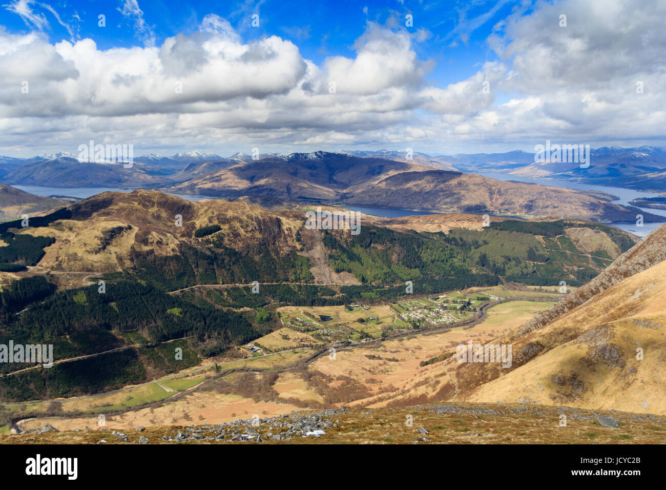 View from Ben Nevis Stock Photo - Alamy