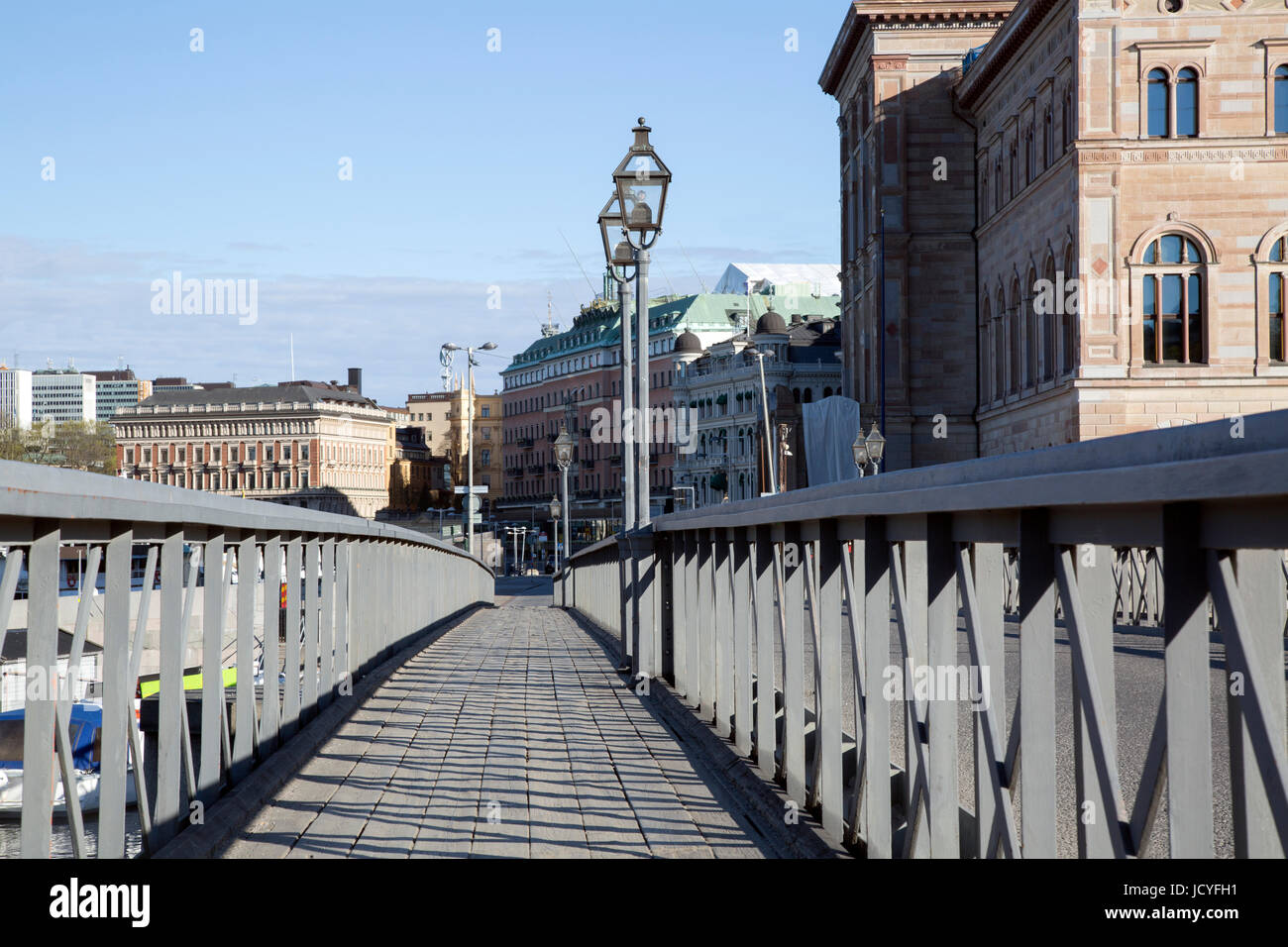 Skeppsholm Bridge - Skeppsholmsbron; Stockholm, Sweden Stock Photo - Alamy